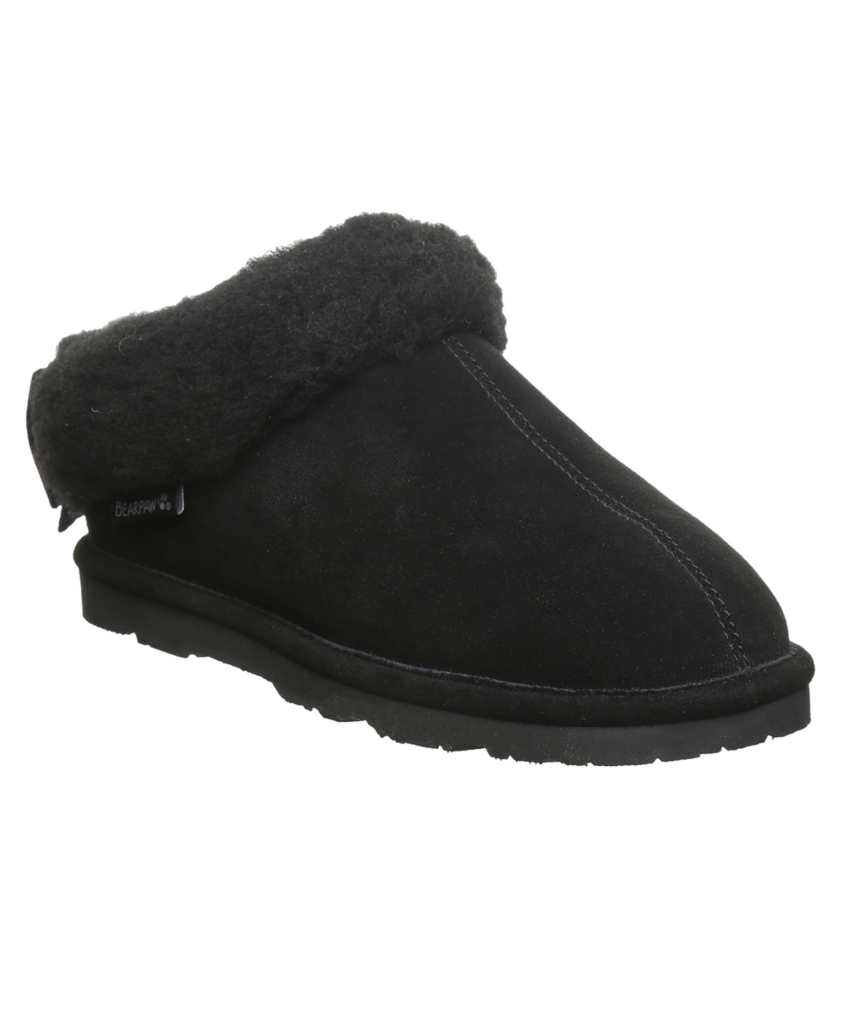 Click here for Bearpaw Womens Delanie Suede Slip-On Slippers - Bl... prices