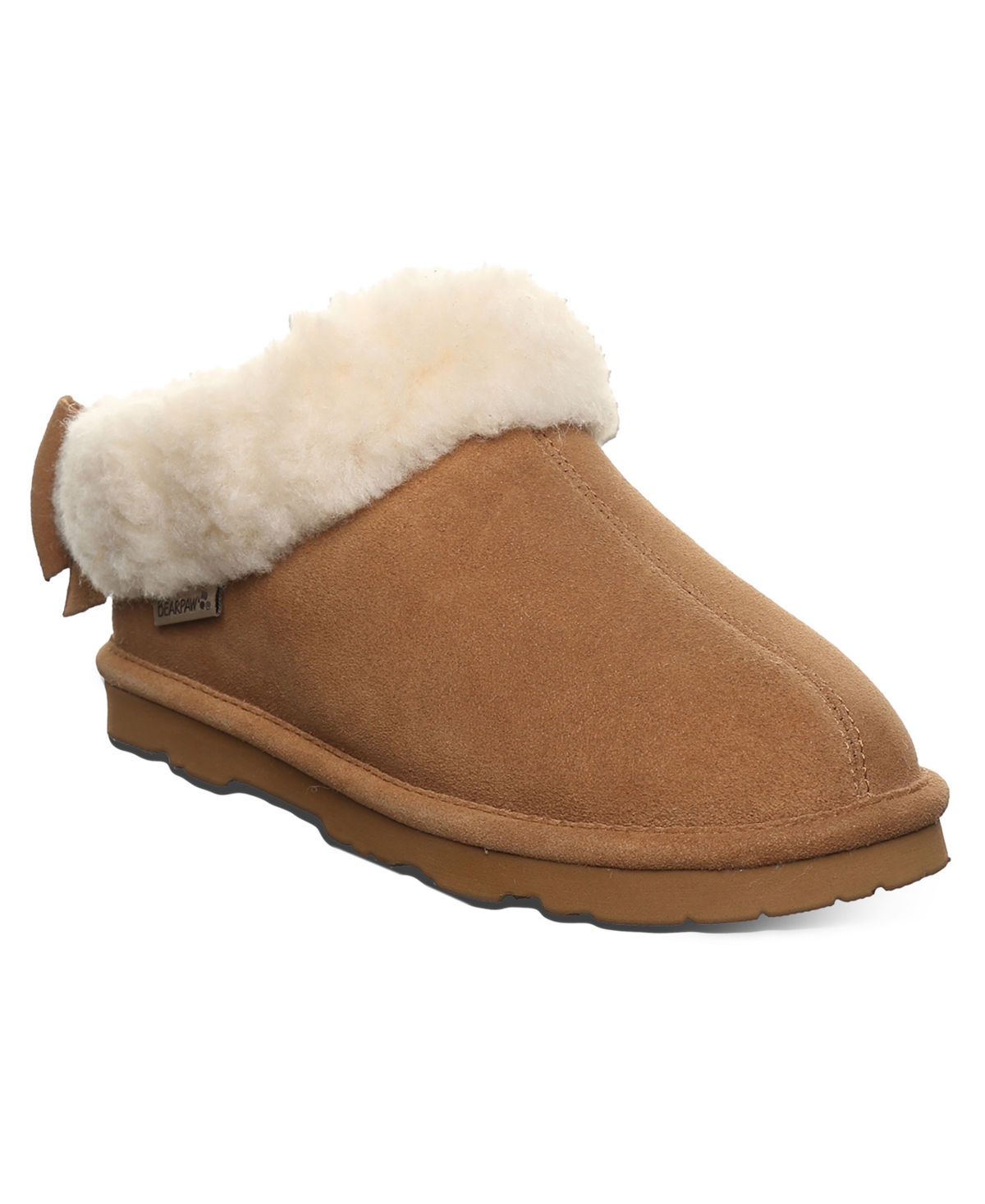 Click here for Bearpaw Womens Delanie Suede Slip-On Slippers - Hi... prices