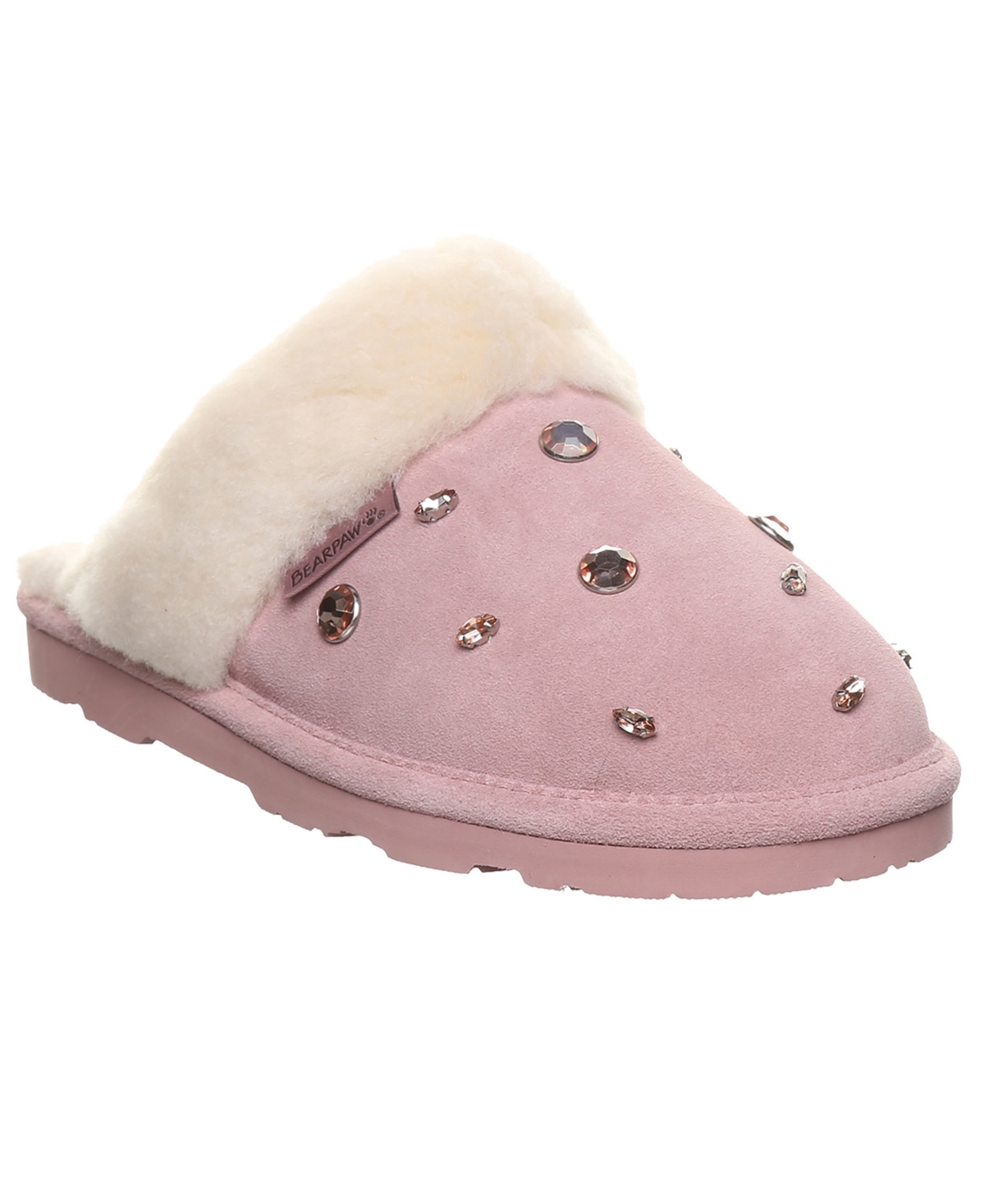 Click here for Bearpaw Womens Loki Nova Embellished Suede Scuff S... prices