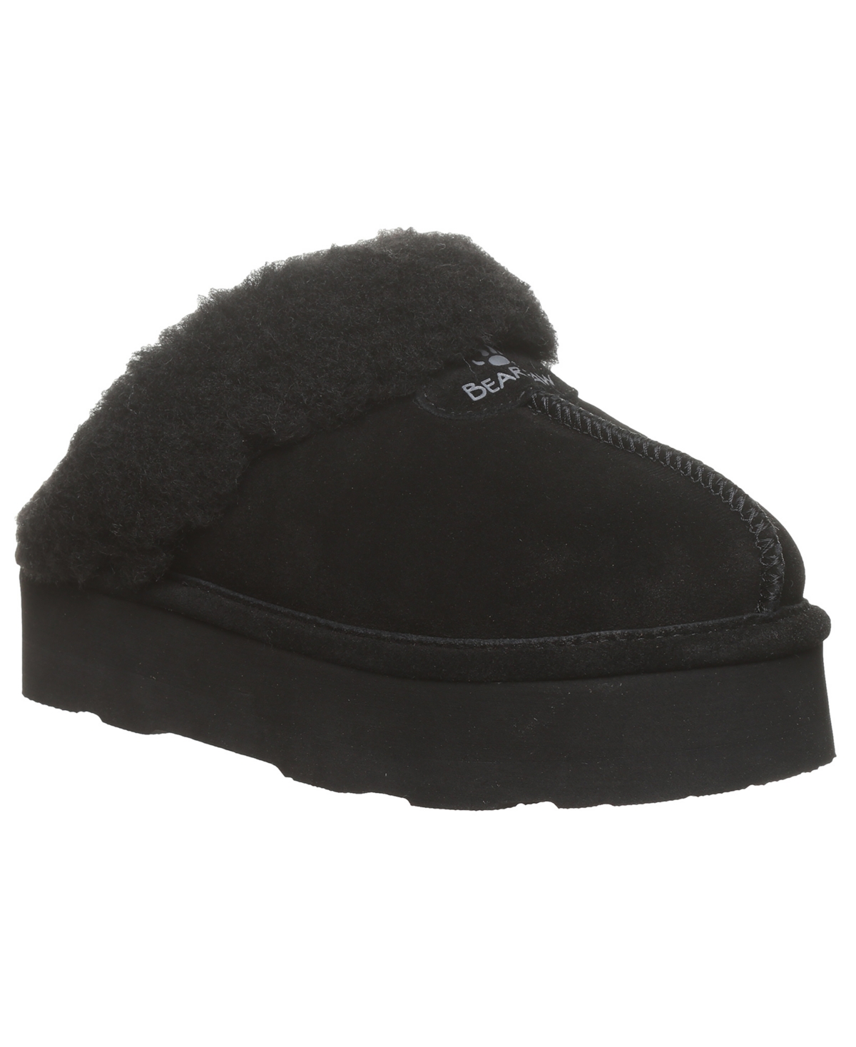 Click here for Bearpaw Womens Retro Loki Slippers - Black/Black prices