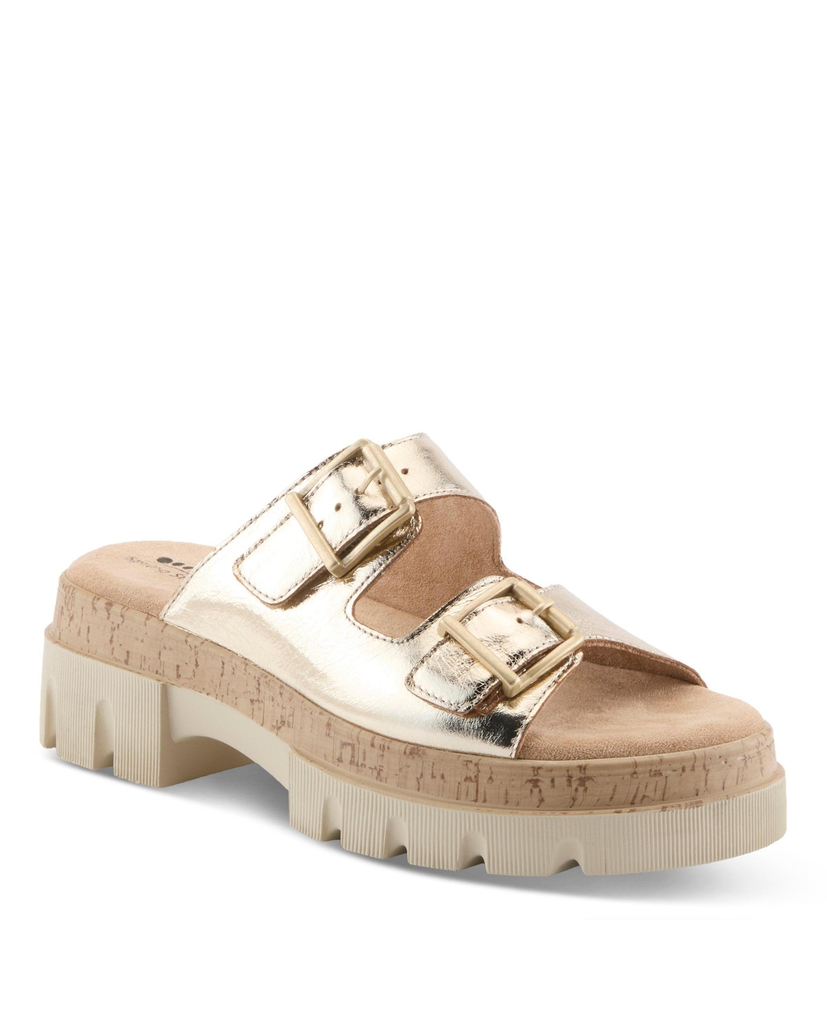 Click here for Spring Step Womens Marbello Wedge Sandal with Buck... prices