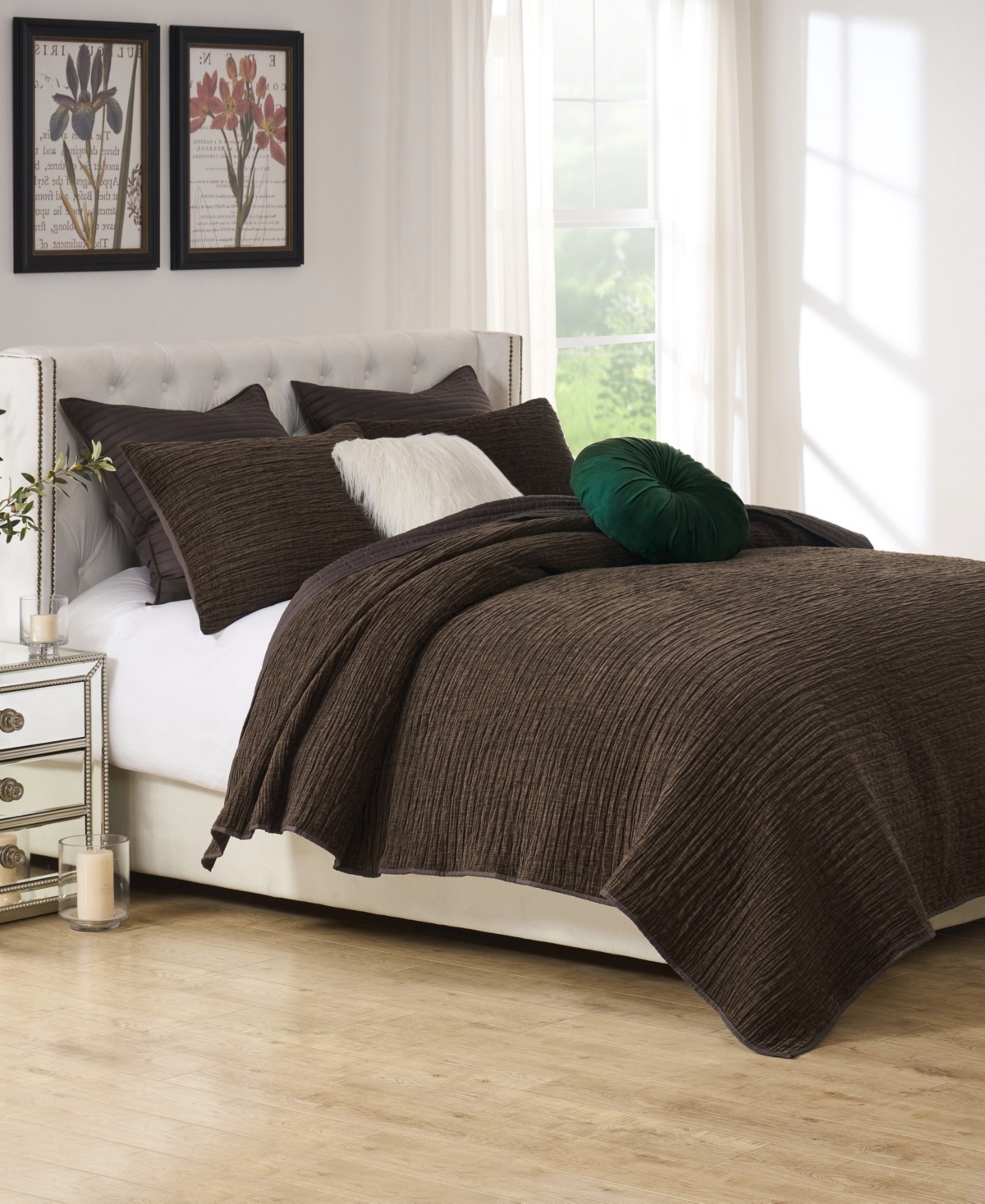 Click here for Greenland Home Fashions Velvet Crush Textured 3-Pc... prices