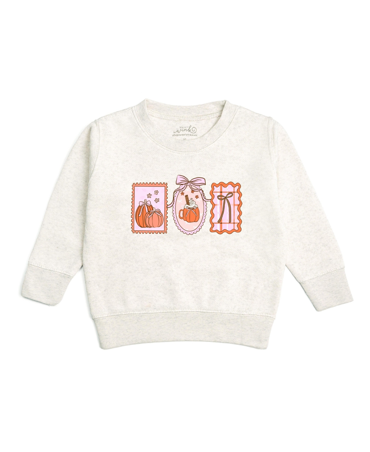Click here for Sweet Wink Little Girls Pumpkin Cameo Sweatshirt -... prices