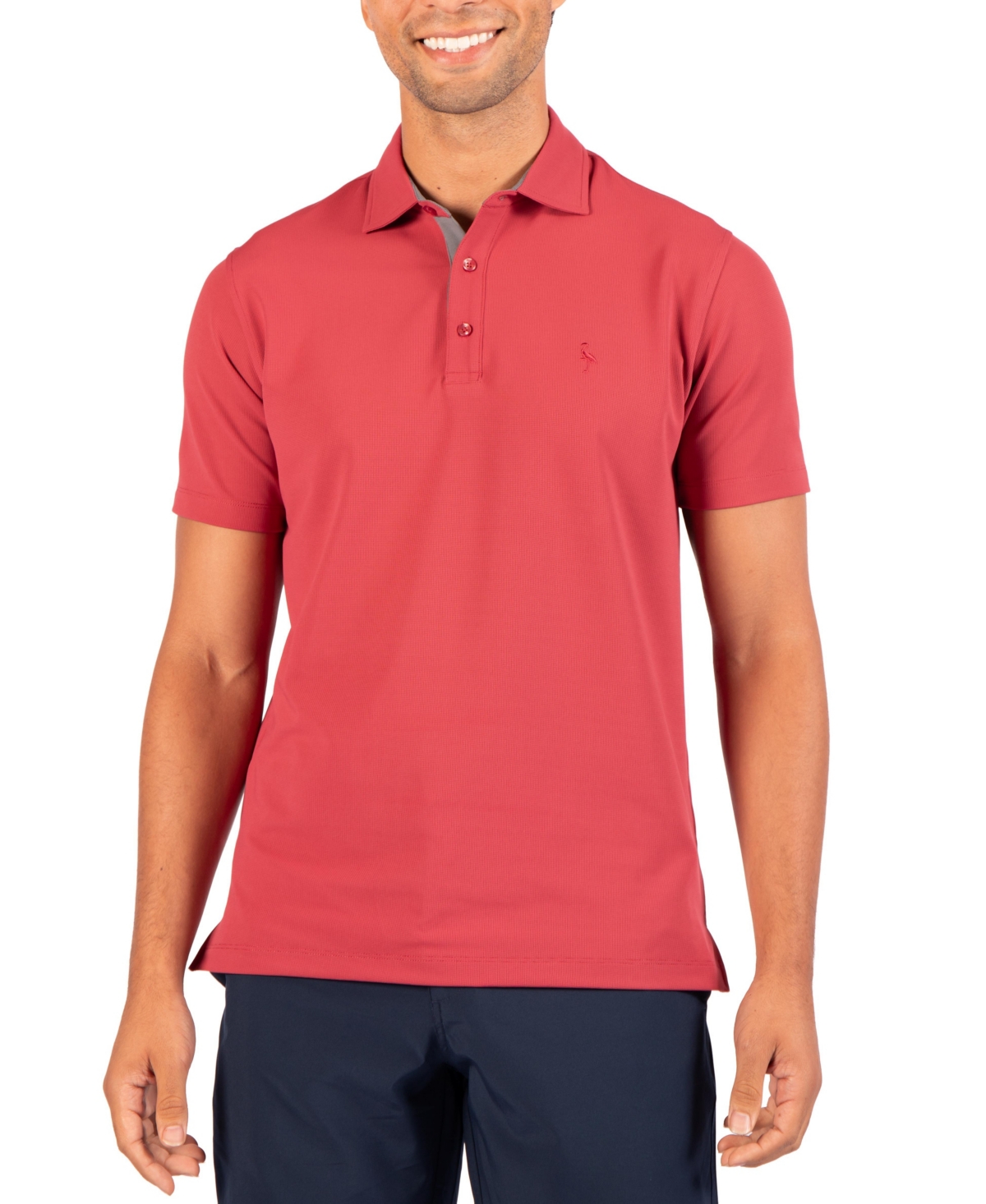 Click here for TailorByrd Mens Micro Grid Performance Polo - Sunw... prices