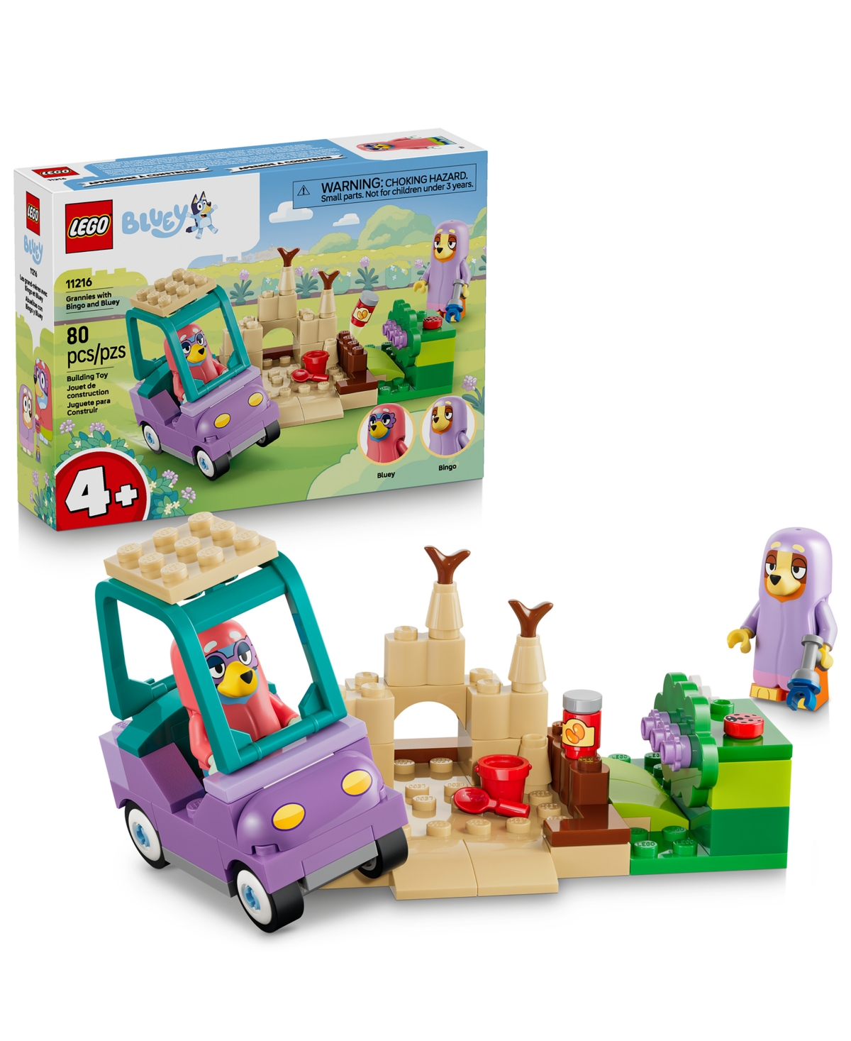 Click here for Lego Bluey Grannies with Bingo and Bluey 11216  80... prices