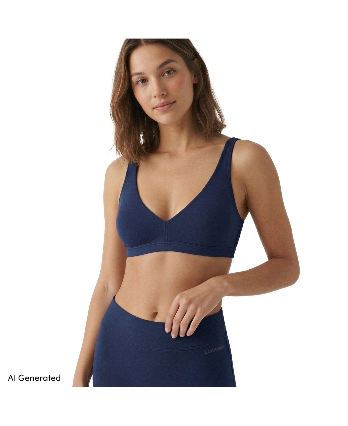 Click here for Lands End Womens Bralette Soft Essential Everyday... prices