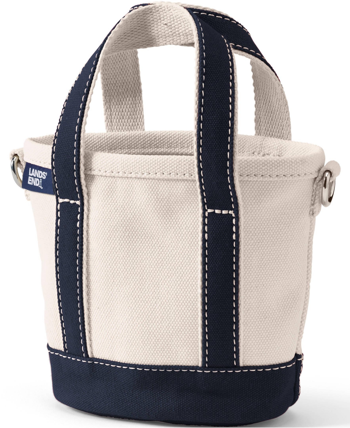 Click here for Lands End Mini Natural Open Top Canvas Tote Bag -... prices