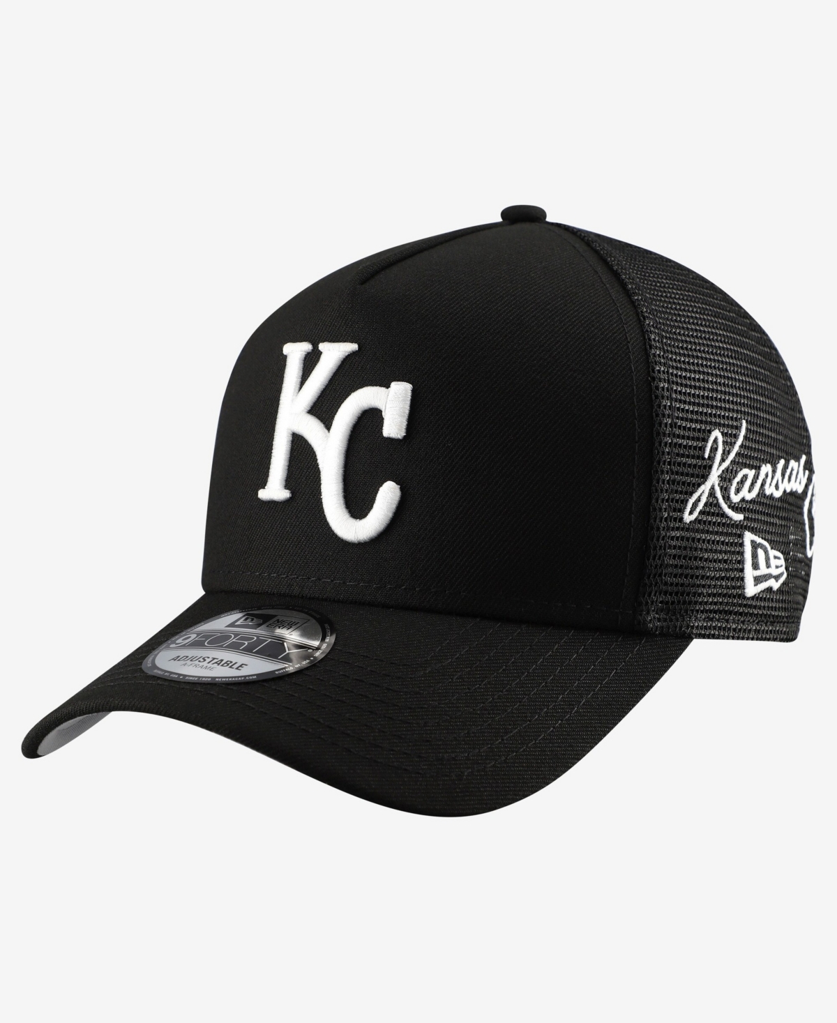 Click here for New Era Mens Black Kansas City Royals Side Script... prices