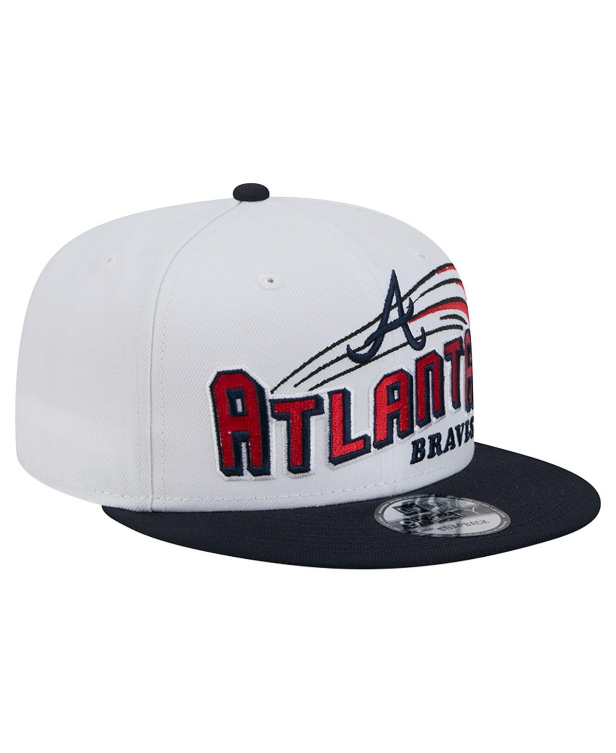 Click here for New Era Mens White Atlanta Braves Retro Sweep 9FIF... prices