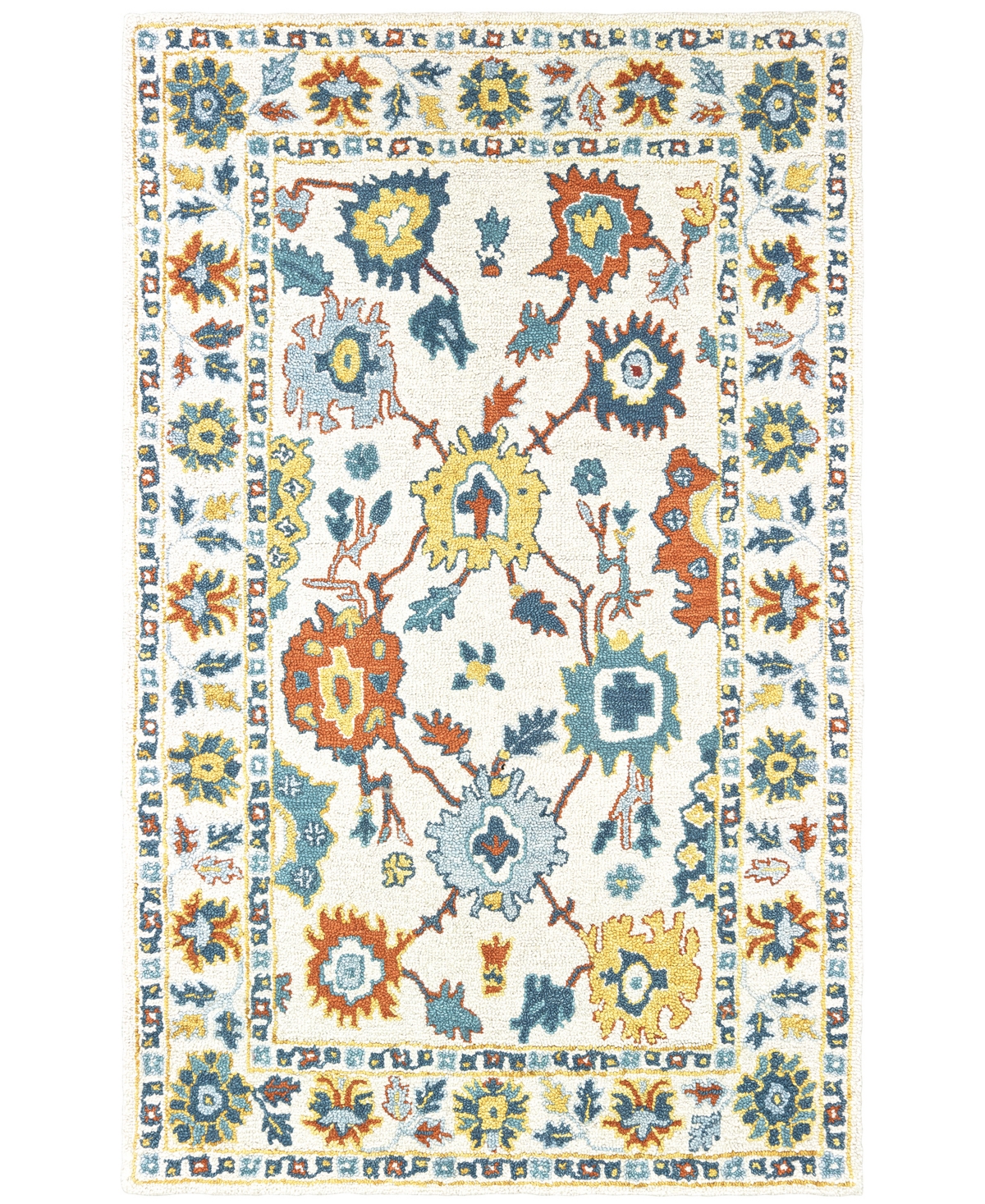 Click here for Oriental Weavers Zahra 75507 5x8 Area Rug - Ivory prices