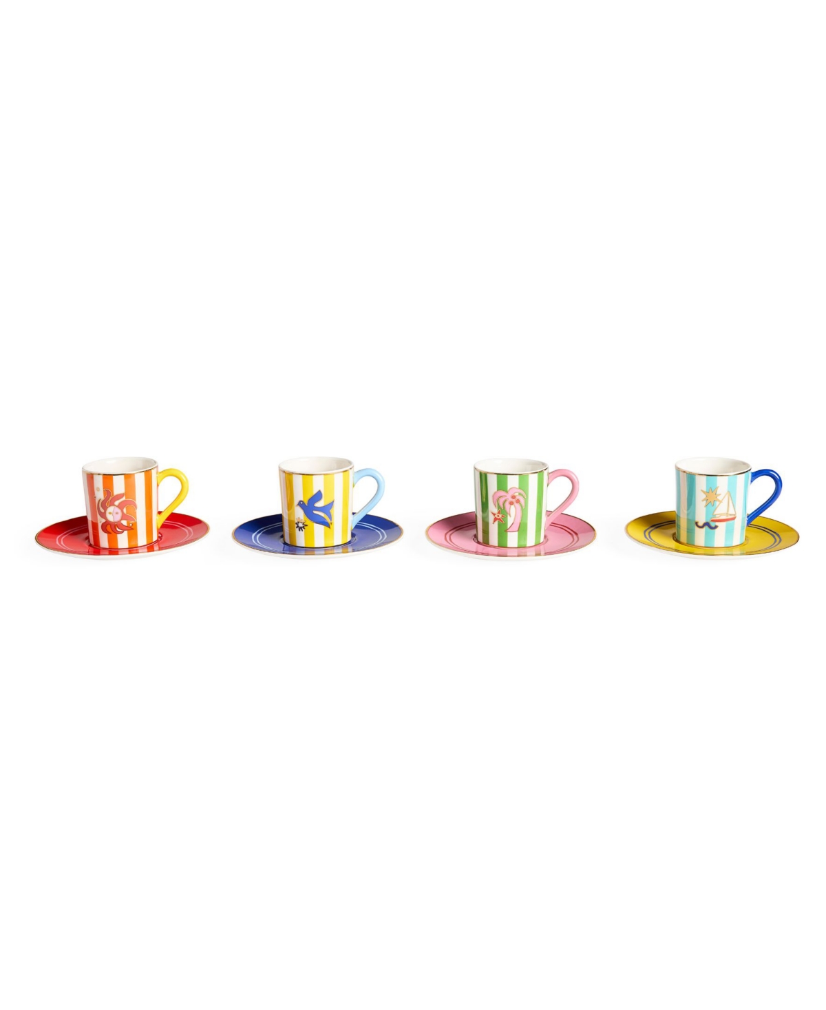 Click here for Jonathan Adler Playa Set of 8 Espresso Cup & Sauce... prices