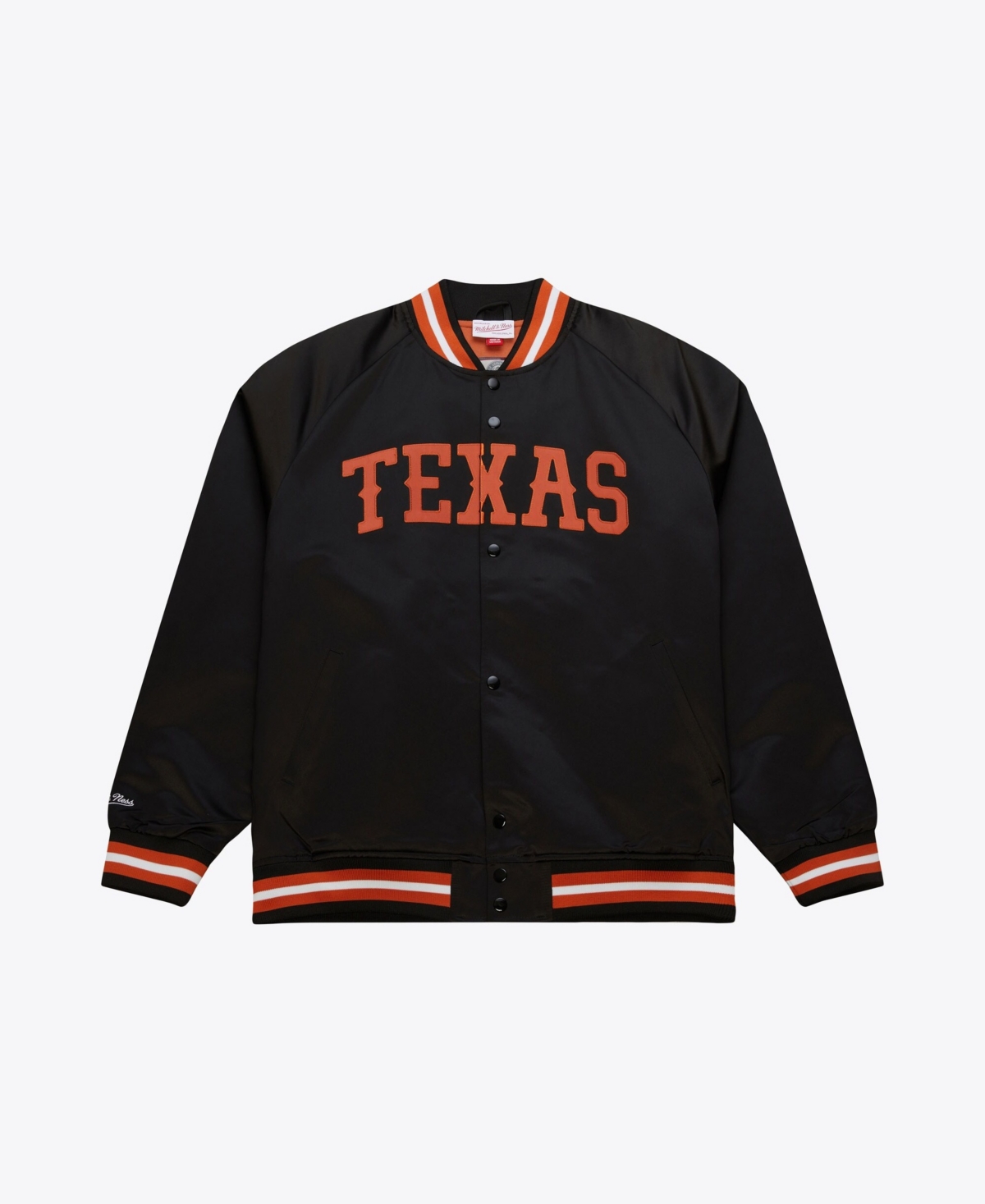 Click here for Mitchell & Ness Texas Longhorns Black Satin Raglan... prices