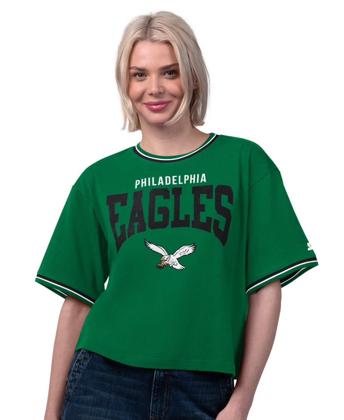 Click here for Starter Womens Kelly Green Philadelphia Eagles Vin... prices
