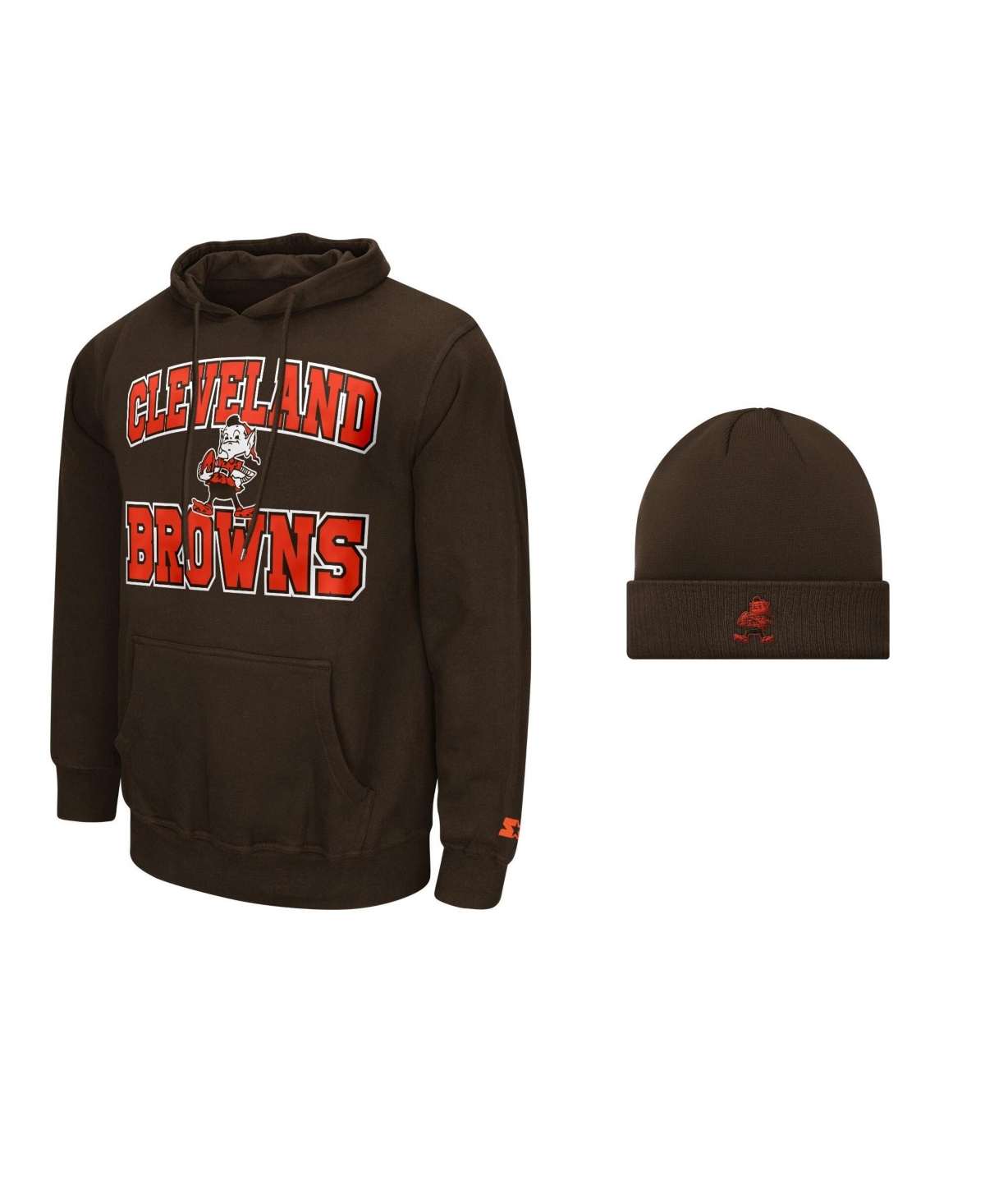 Click here for Starter Mens Brown Cleveland Browns Hoodie and Cuf... prices