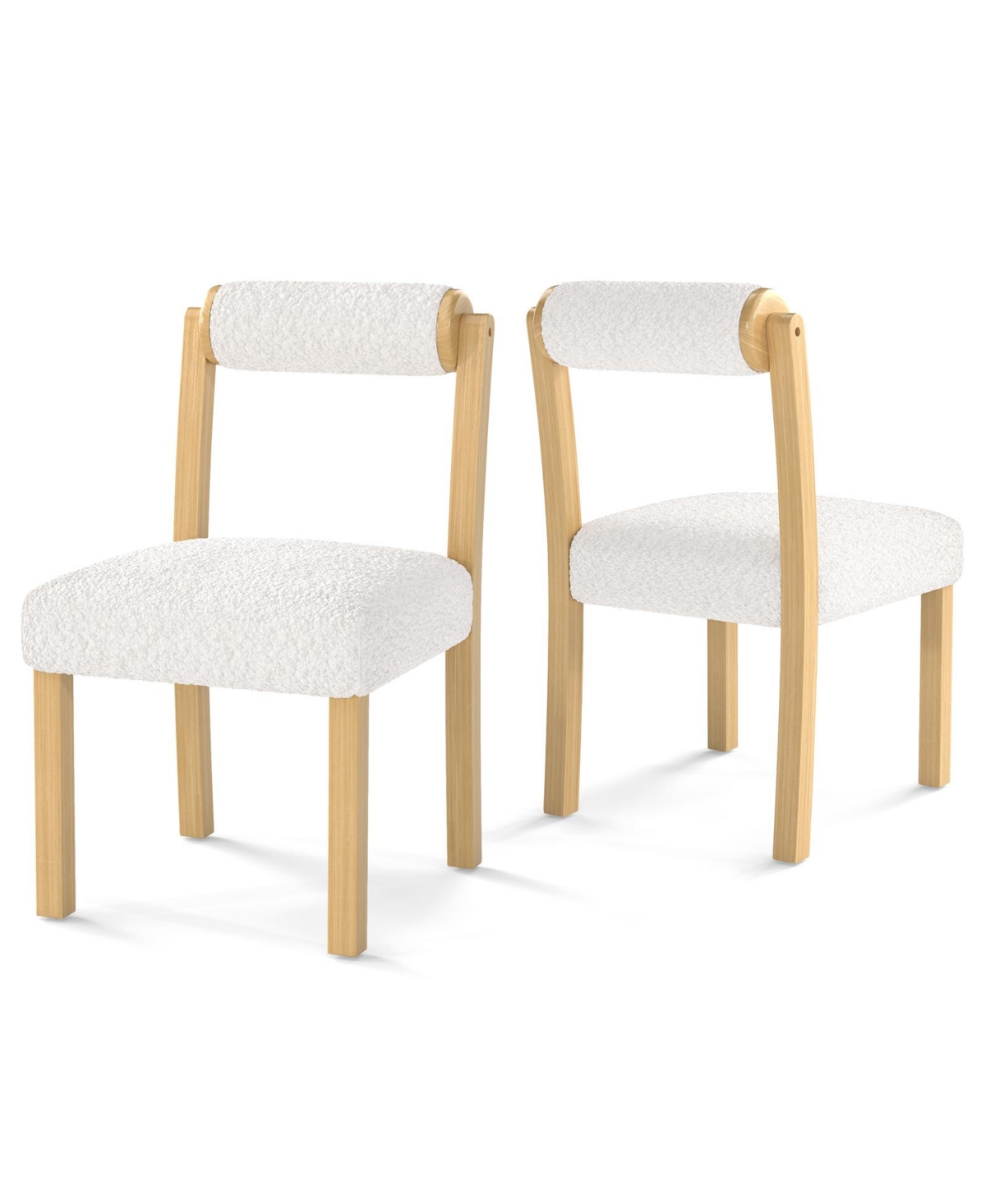 Click here for Gouun Wooden Dining Chairs Set of 2 with Cylinder... prices