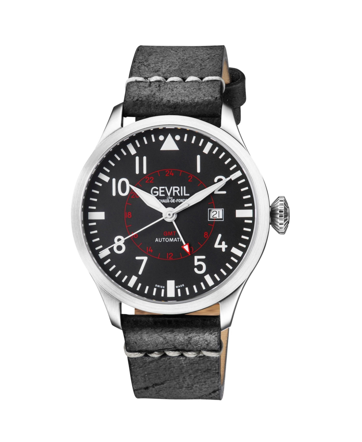 Click here for Gevril Mens Swiss Made Vaughn Swiss Automatic Ital... prices