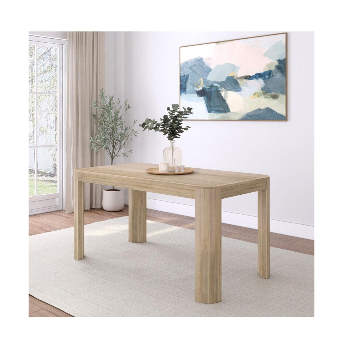 Click here for Plank+Beam Contour Dining Table  60 Solid Wood Kit... prices