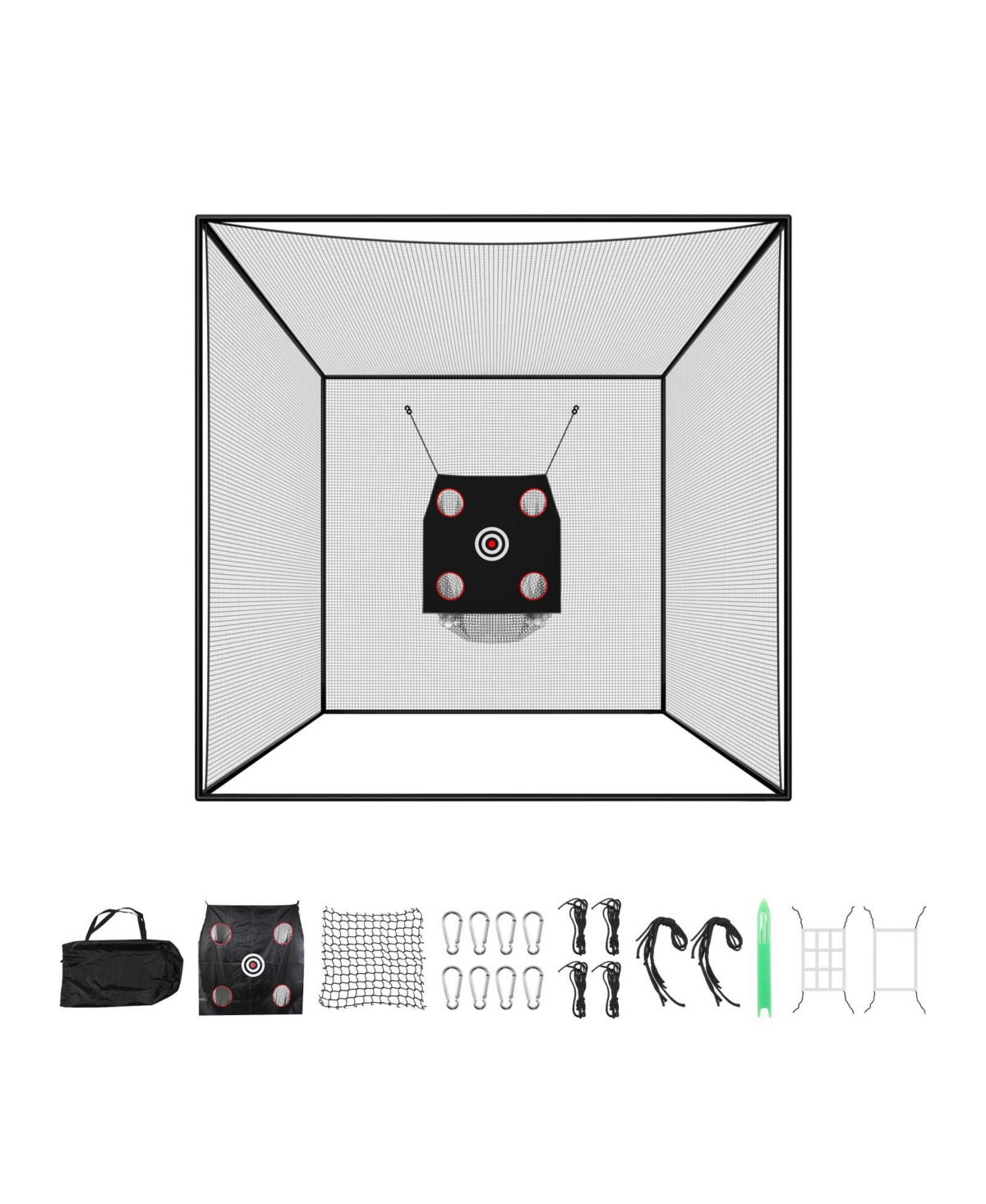 Click here for Hongge Golf Driving Cage 10 x 10 x 10 feet with 3-... prices