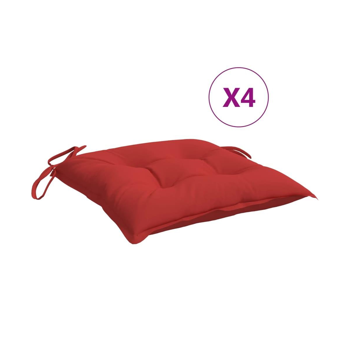 Click here for vidaXL Chair Cushions 4 Piece 15.7x15.7x2.8 Oxford... prices
