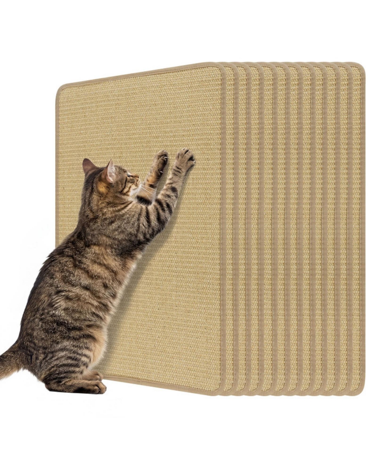 Click here for Sugift 12-Piece Cat Scratcher Mat Set 24 x 16 in S... prices