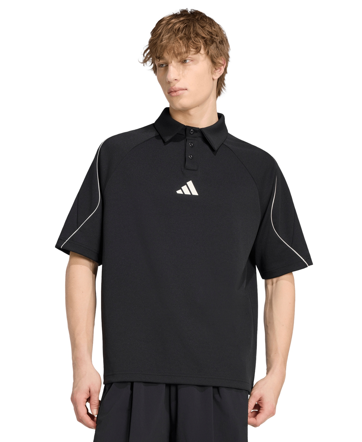Click here for adidas Mens Stadium Regular-Fit Polo Shirt - Black prices