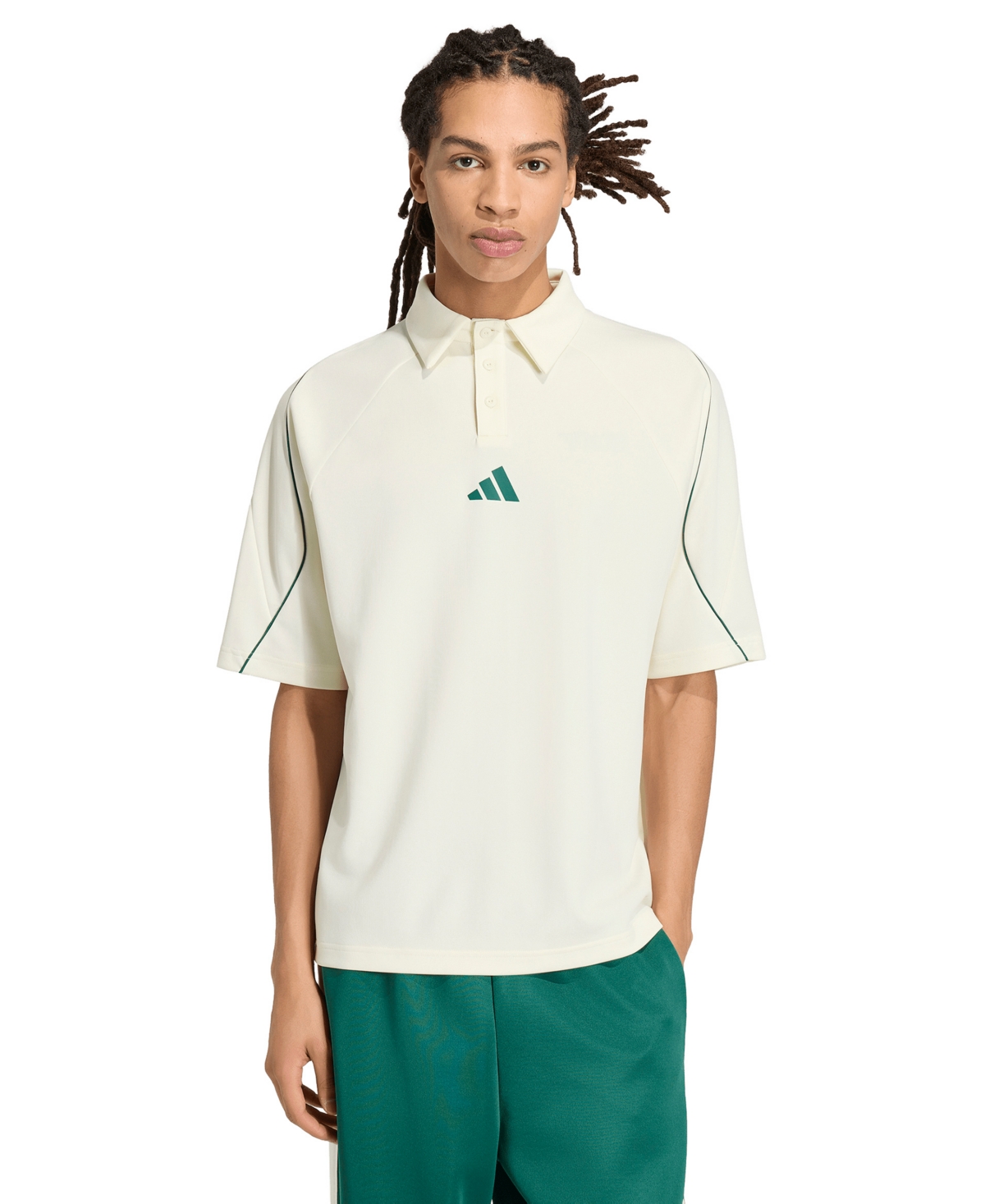 Click here for adidas Mens Stadium Regular-Fit Polo Shirt - Ivory prices