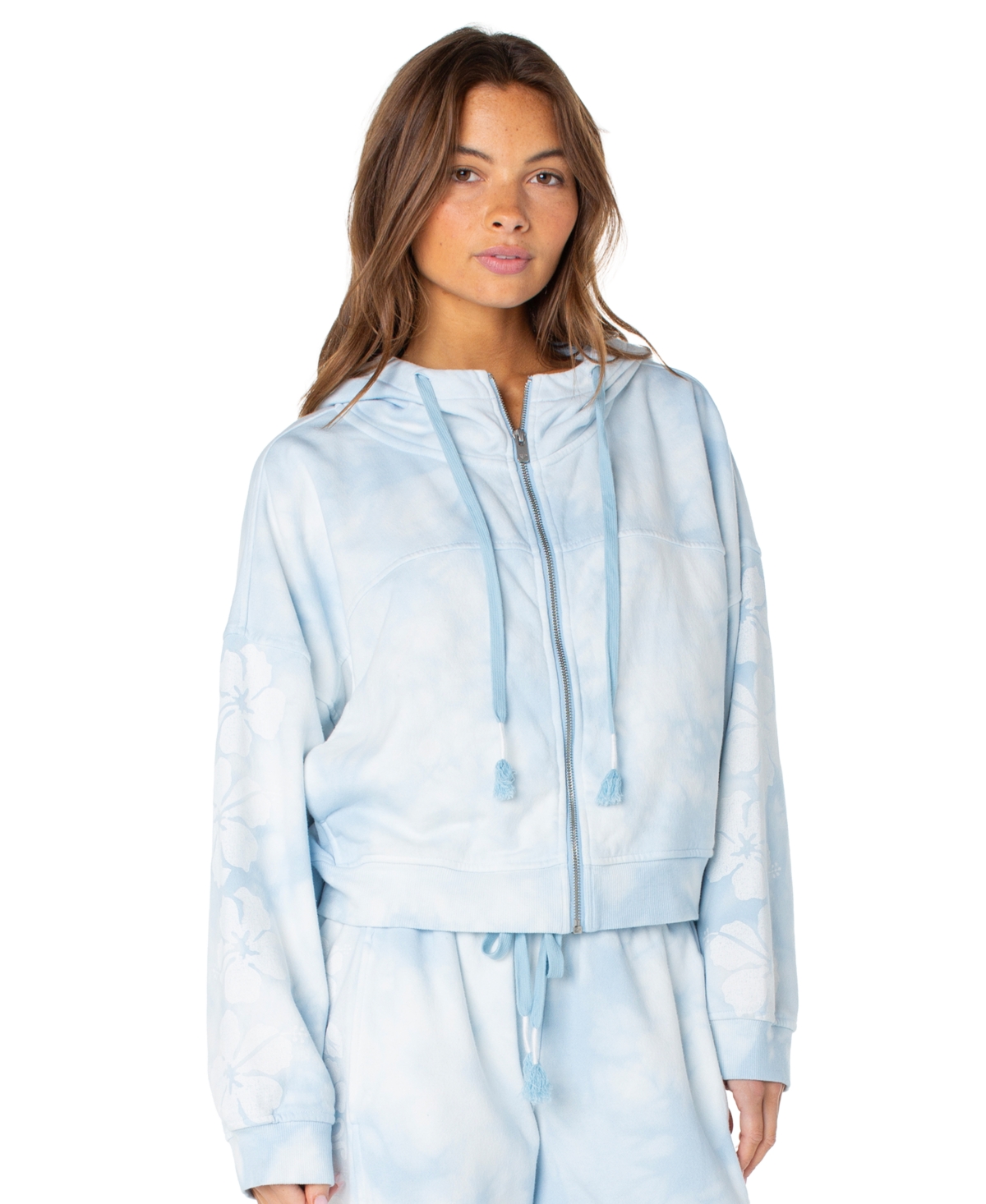 Click here for Roxy Juniors Fringing Reefs Graphic Zip-Front Hood... prices