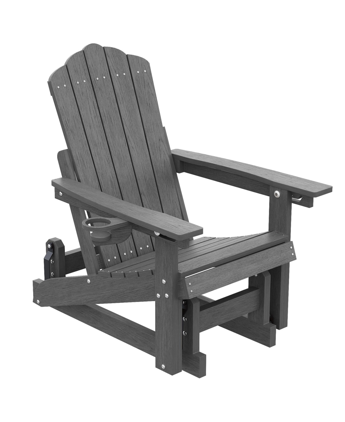 Click here for Sonkuki 2Pcs Hdpe Glider Adirondack Chair w/3-Posi... prices