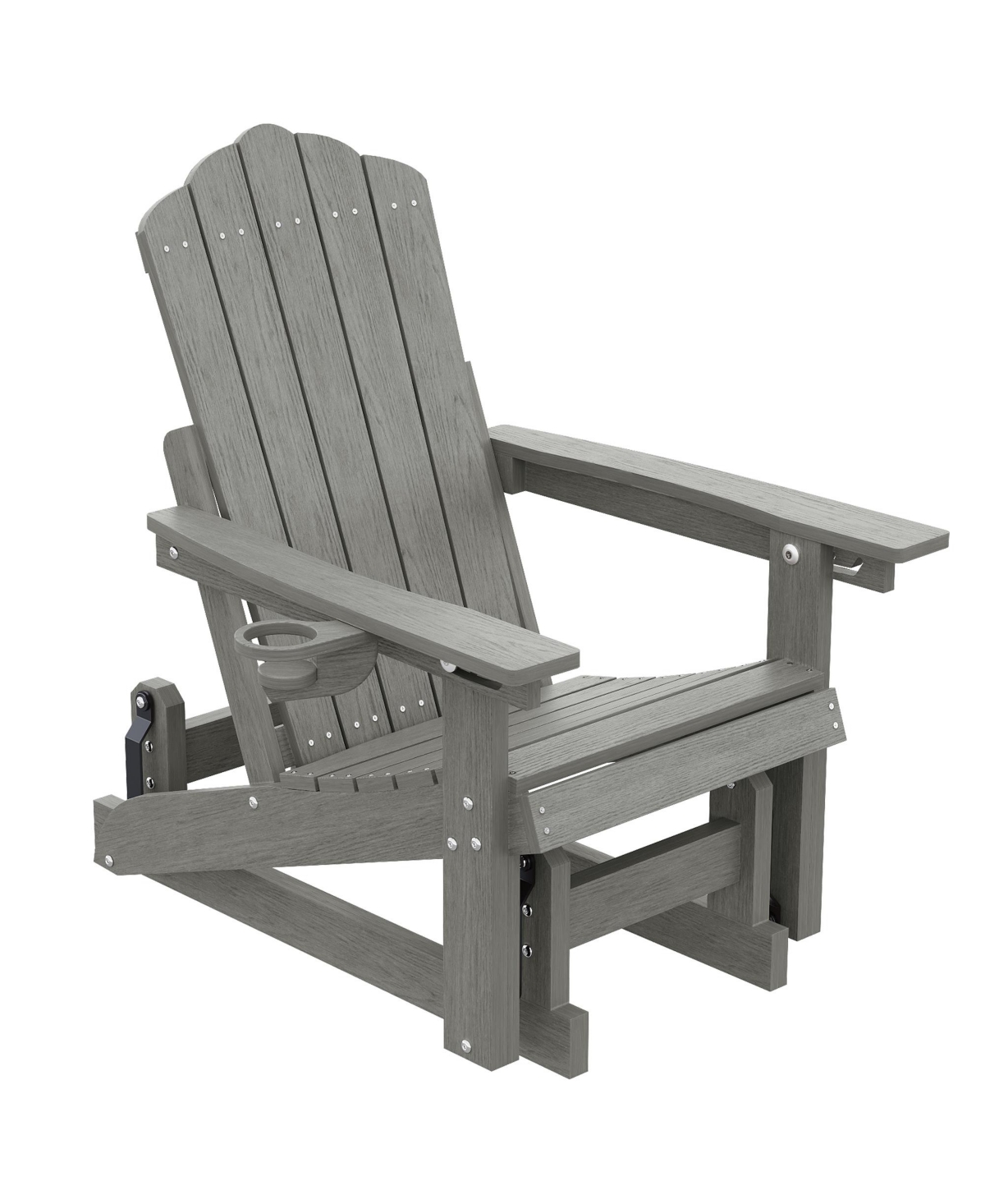 Click here for Sonkuki 2Pcs Hdpe Glider Adirondack Chair w/3-Posi... prices