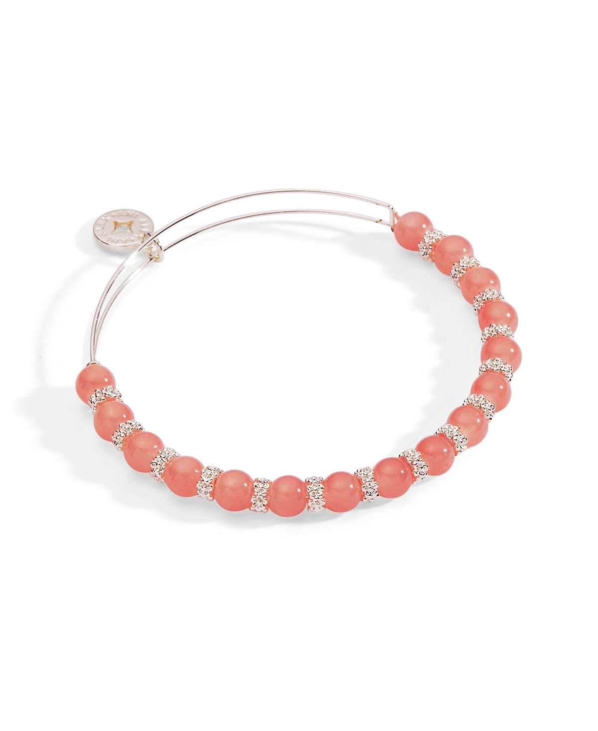 Click here for Alex and Ani Cherry Quartz Beaded Charm Bangle prices