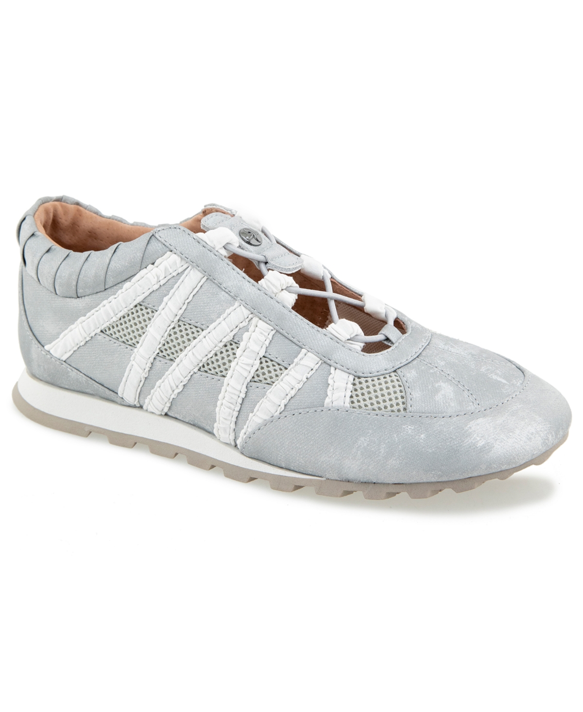 Click here for Jambu Womens Nadia Round Toe Casual Sneakers - Sil... prices