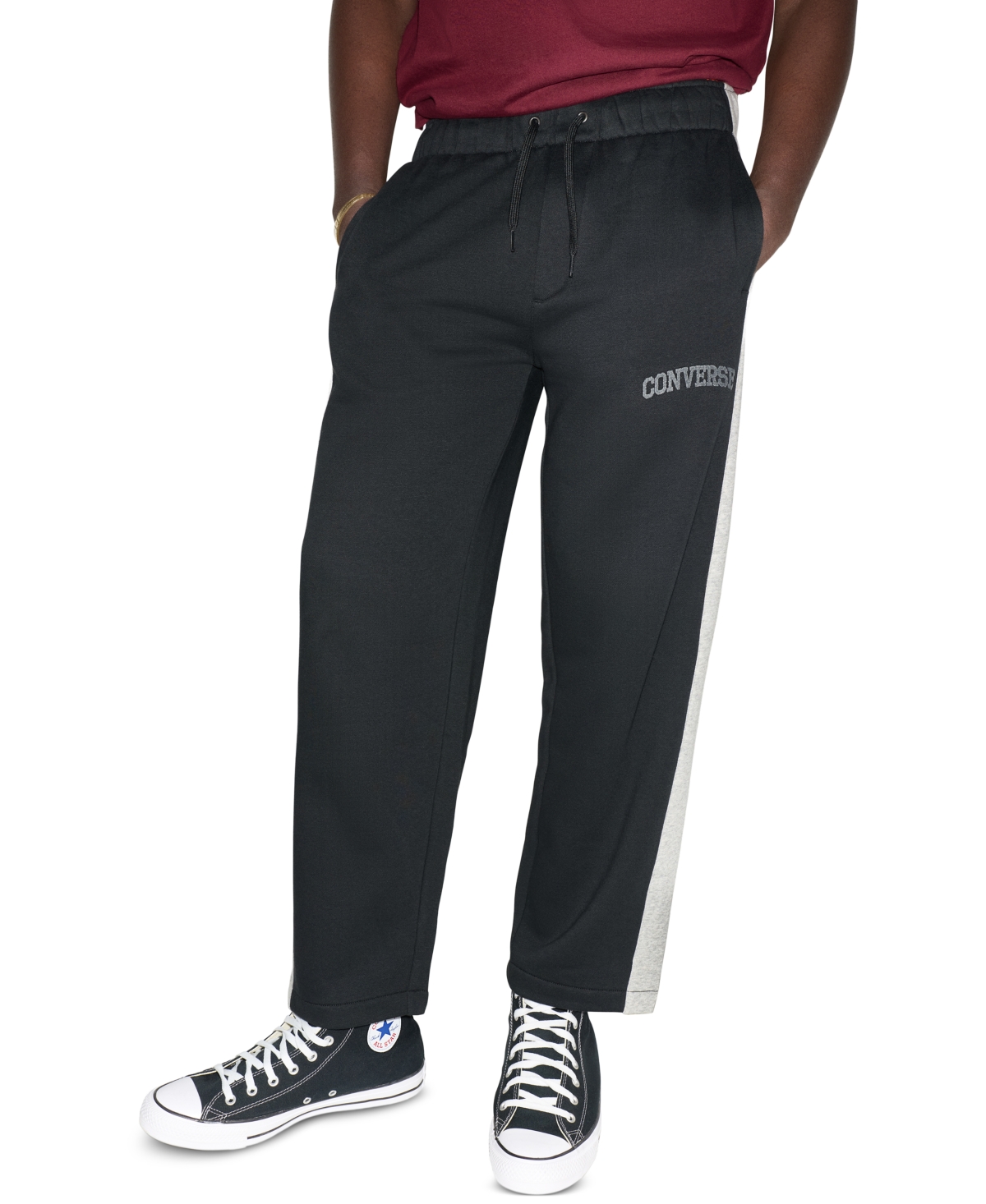 Click here for Converse Mens Chuck Fleece Sweatpants - Converse B... prices
