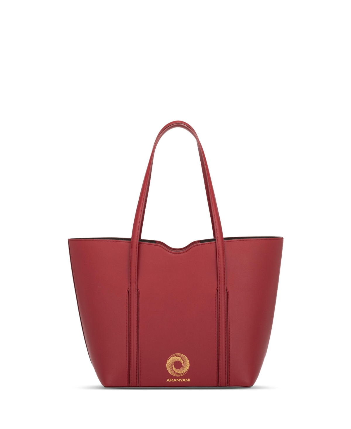 Click here for Aranyani Amala Italian Leather Zip Tote Bag with G... prices