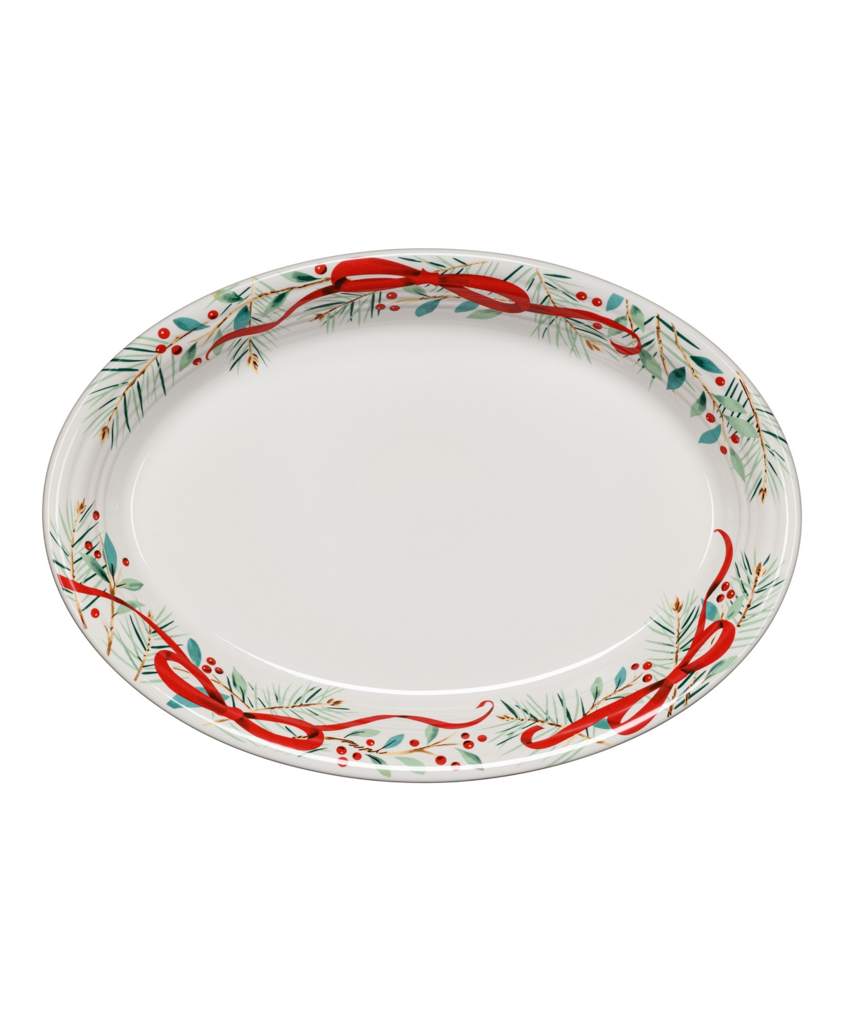 Click here for Fiesta Holly Berry Christmas Garland Oval Serving... prices