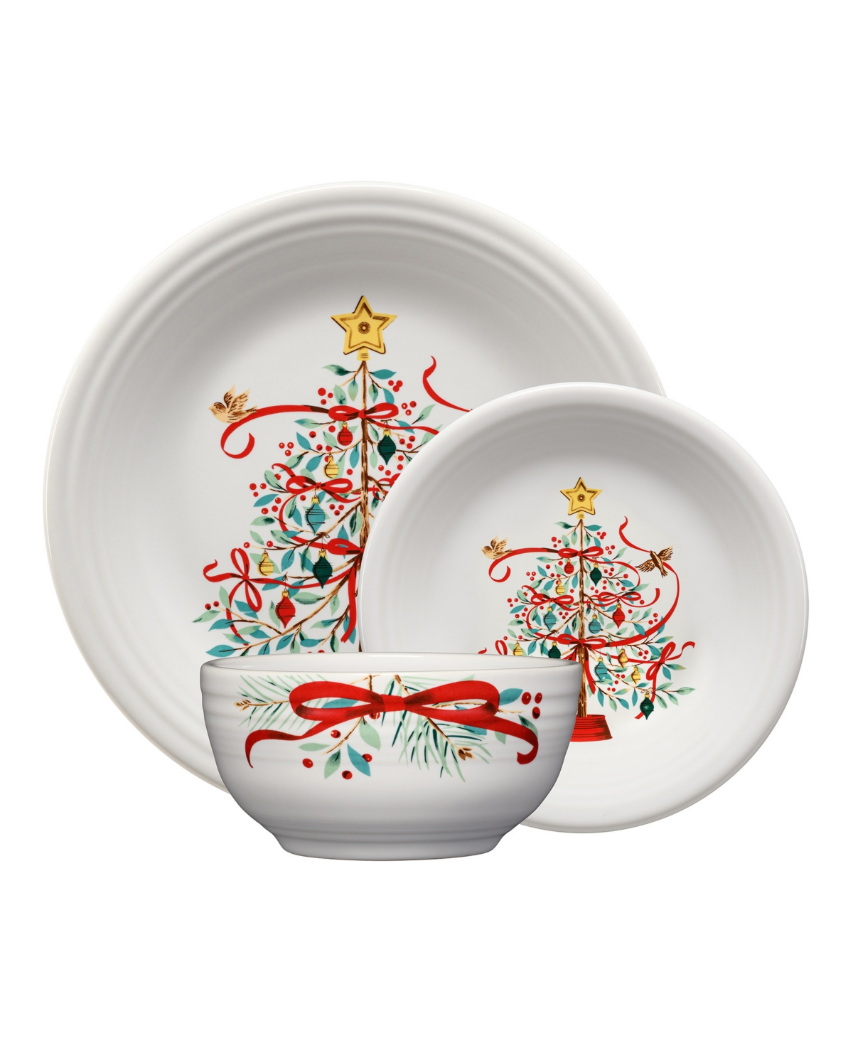 Click here for Fiesta Holly Berry Christmas Tree 3-Piece Classic... prices