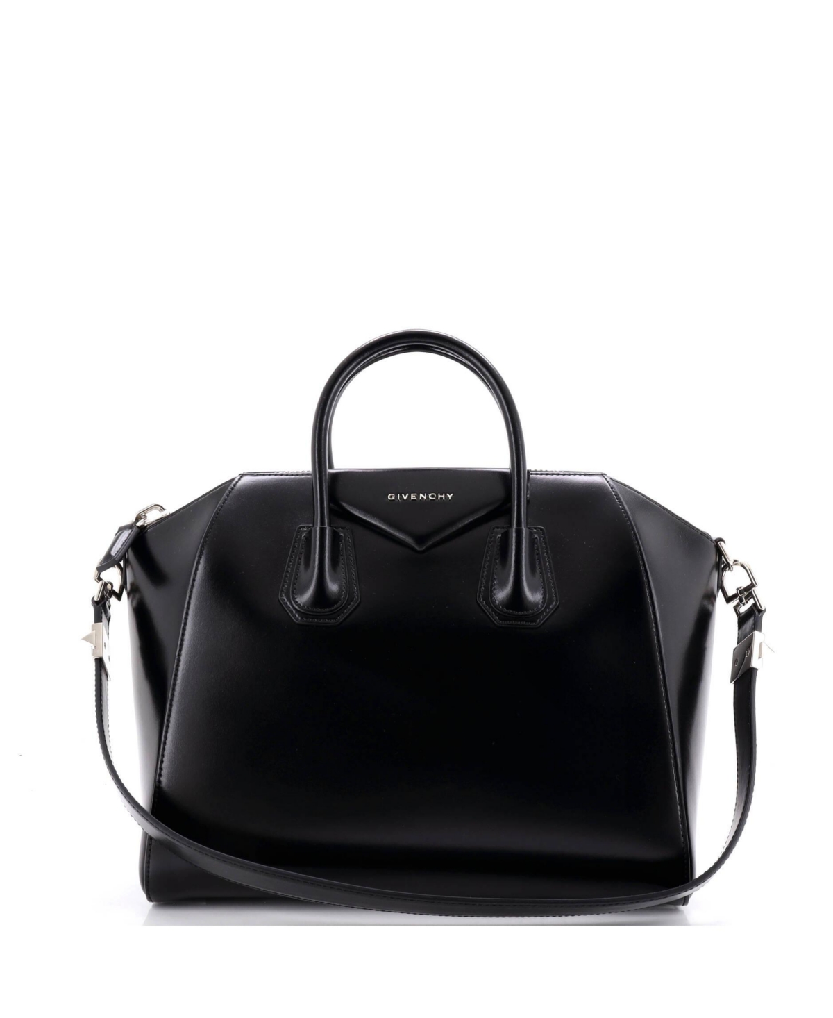 Click here for Pre-Owned Givenchy Medium Antigona Bag Glazed Leat... prices