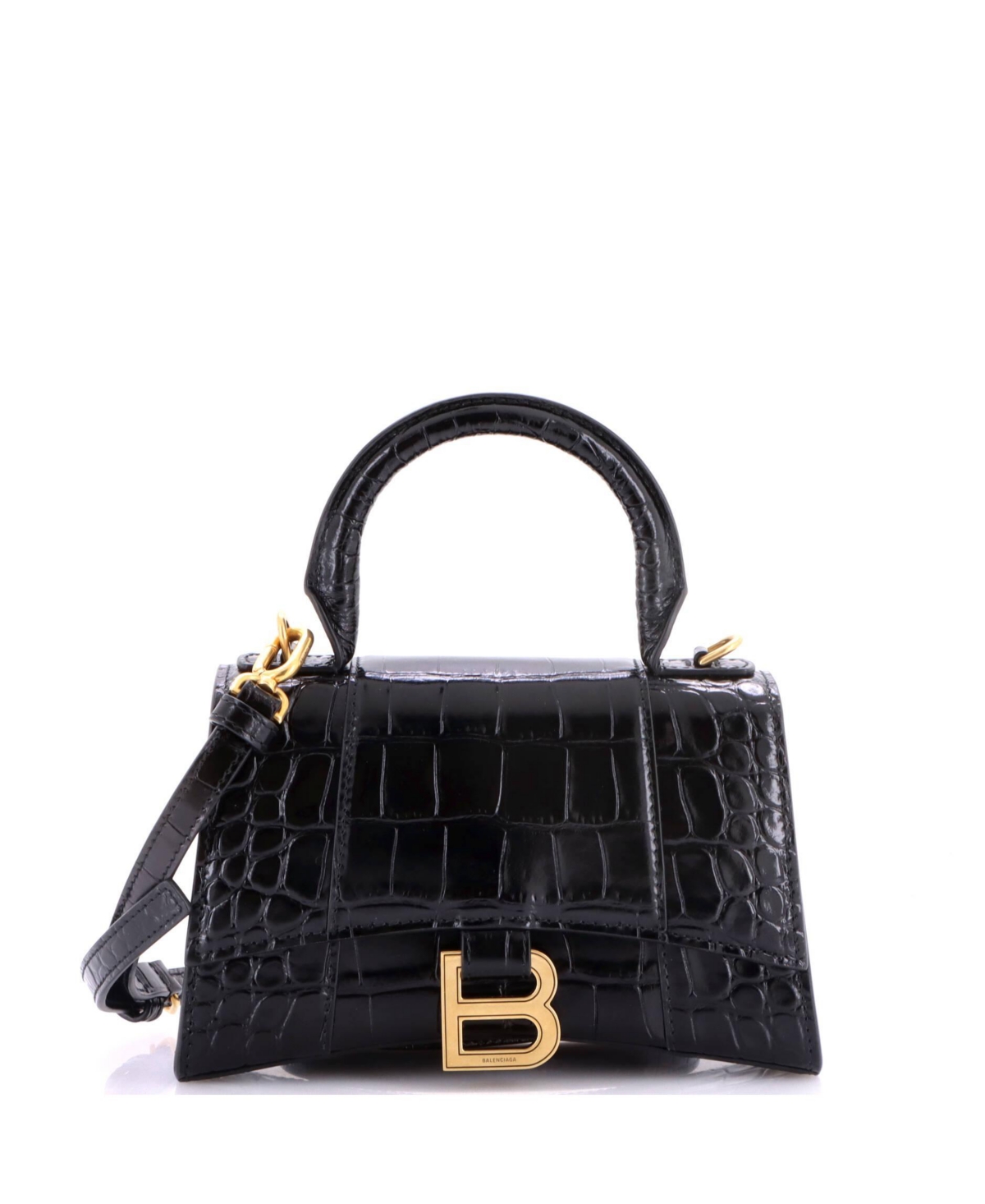 Click here for Pre-Owned Balenciaga Xs Hourglass Top Handle Bag E... prices