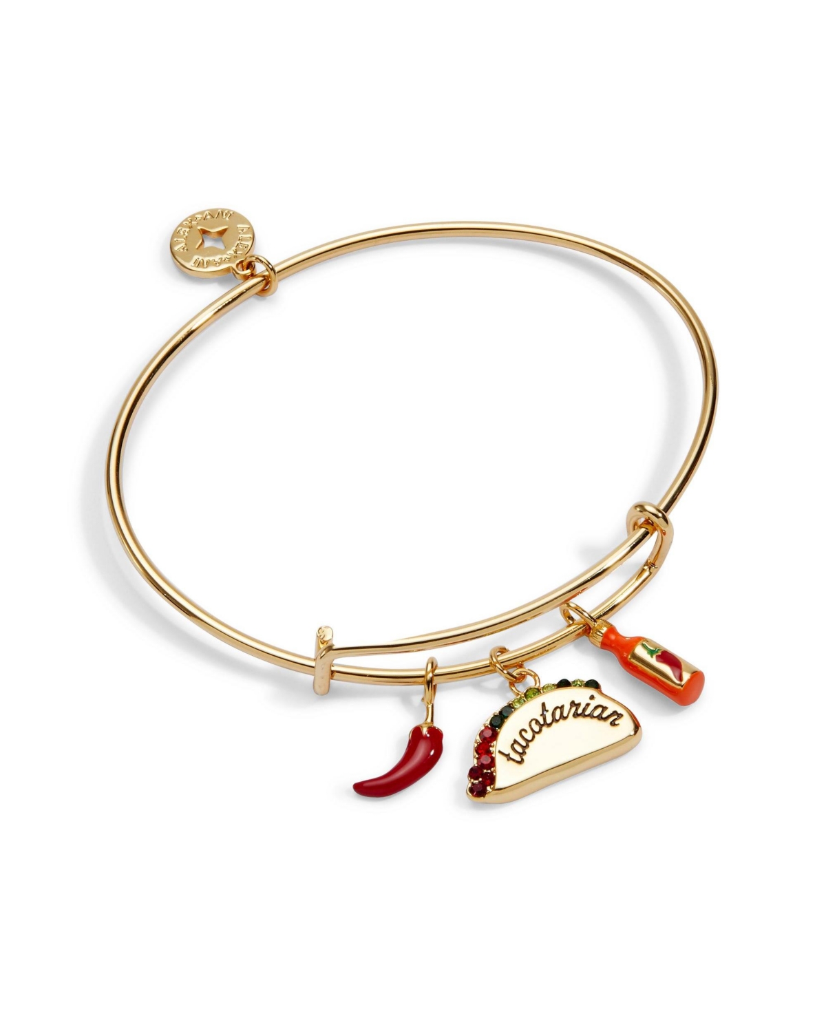 Click here for Alex and Ani Taco Multi Charm Bangle - Gold prices