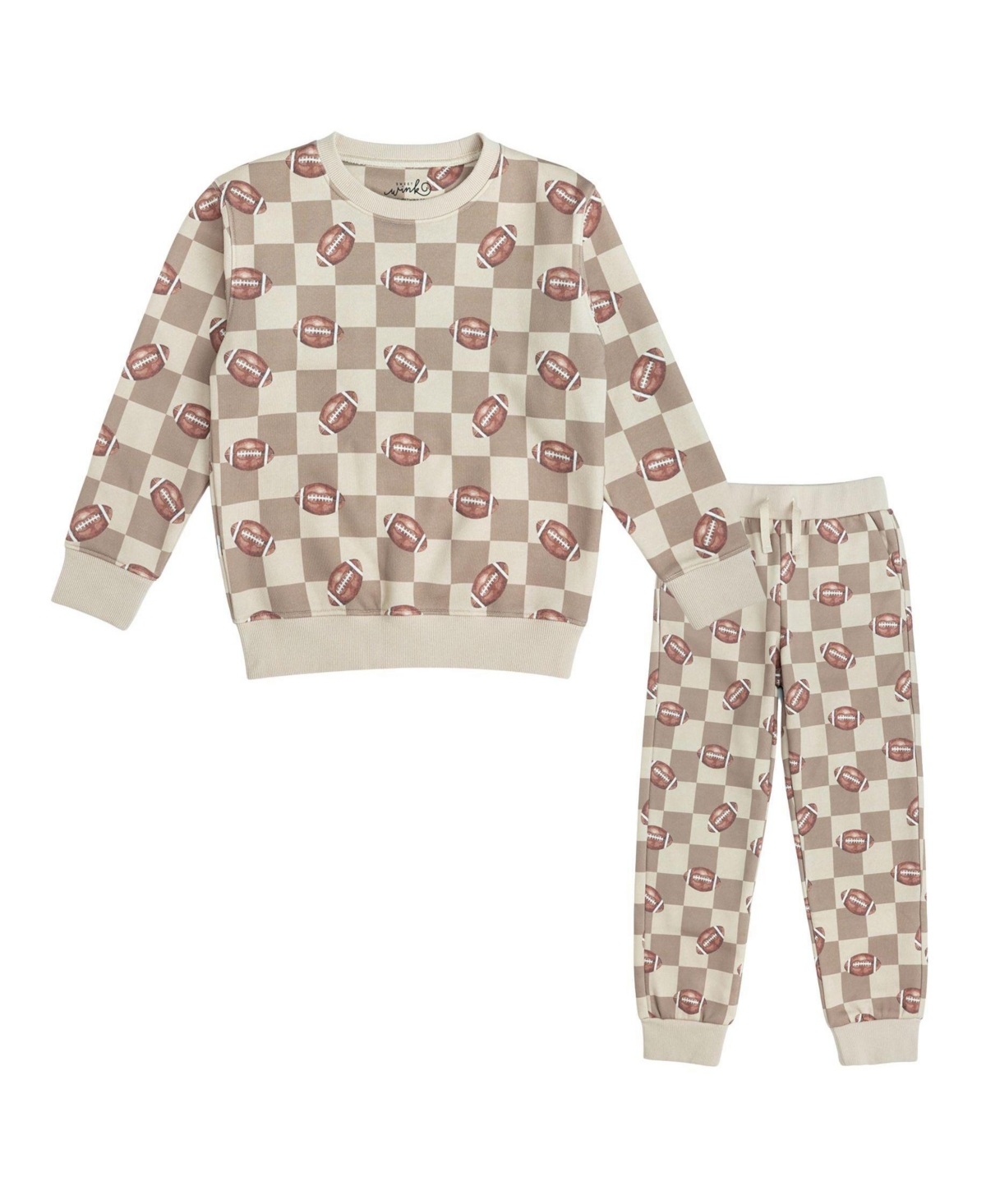 Click here for Sweet Wink Baby Boys Football Checkered Sweatshirt... prices
