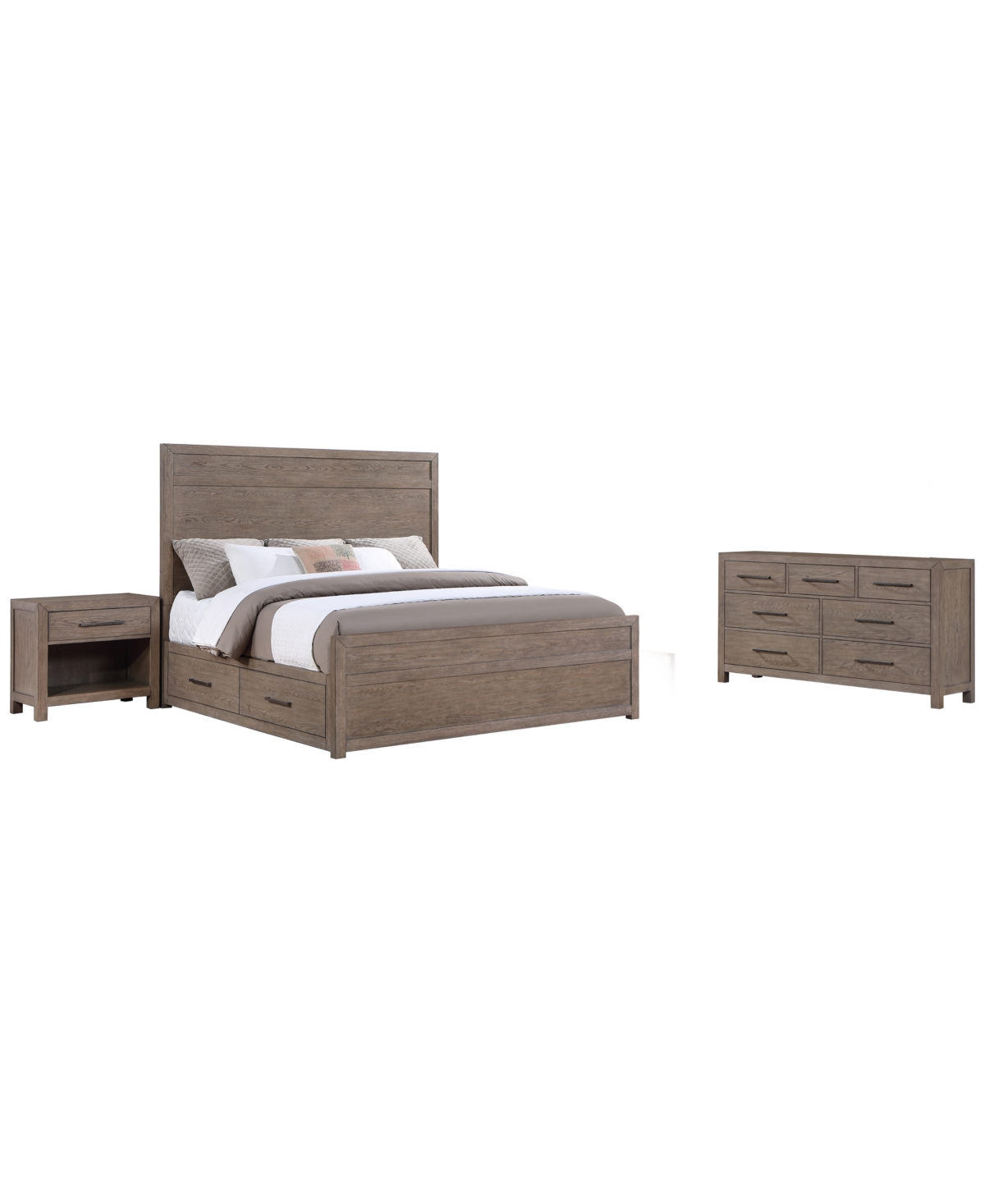 Click here for Adler 3-Piece Queen Storage Bedroom Set (Bed  Dres... prices