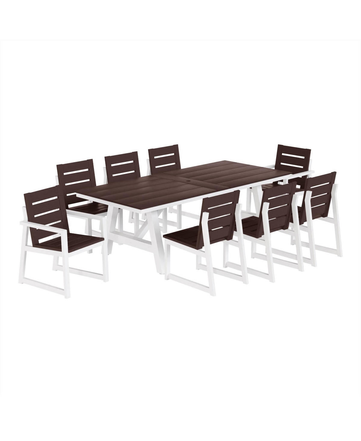 Click here for WestinTrends 9-Piece Hdpe Outdoor Furniture Patio... prices