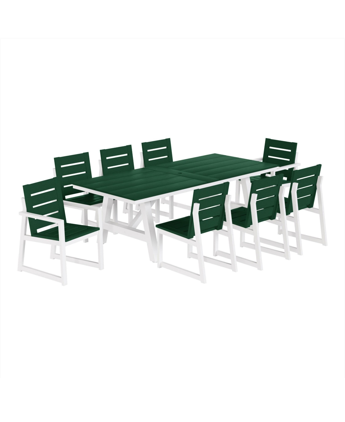 Click here for WestinTrends 9-Piece Hdpe Outdoor Furniture Patio... prices