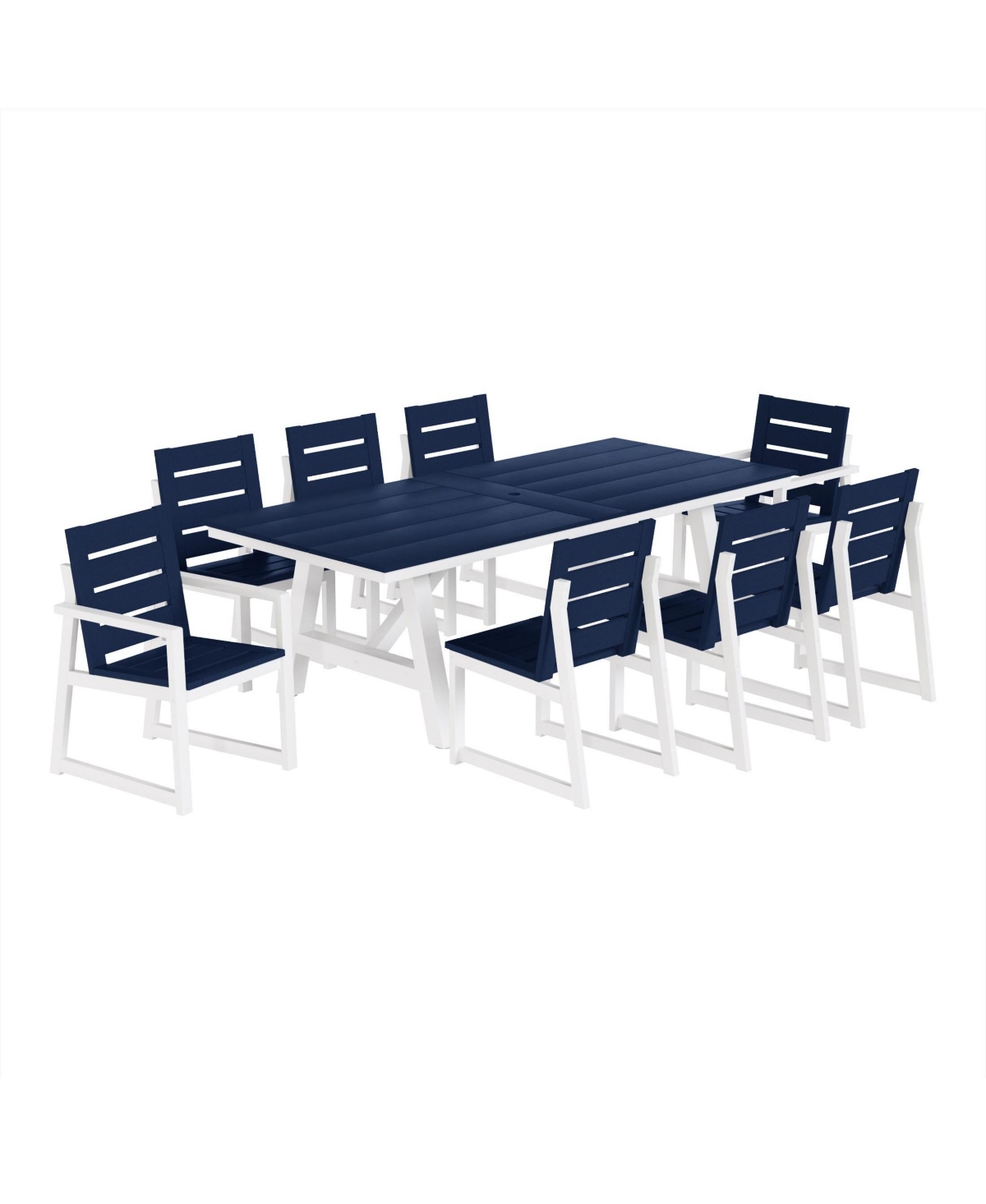 Click here for WestinTrends 9-Piece Hdpe Outdoor Furniture Patio... prices