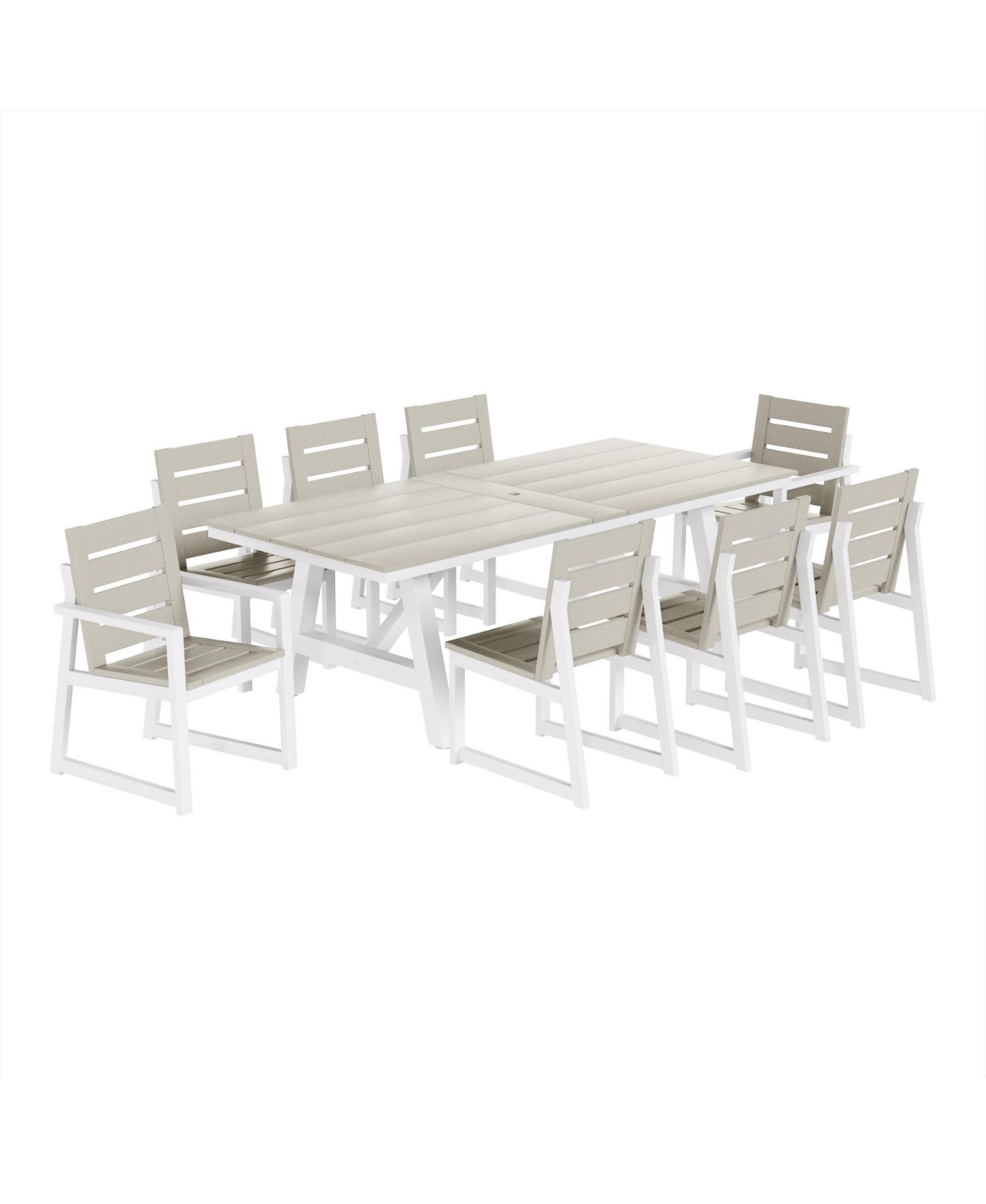 Click here for WestinTrends 9-Piece Hdpe Outdoor Furniture Patio... prices
