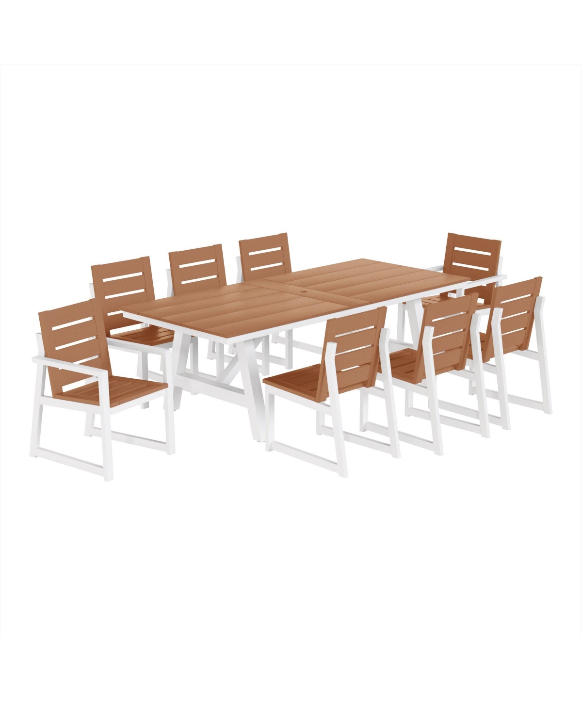 Click here for WestinTrends 9-Piece Hdpe Outdoor Furniture Patio... prices