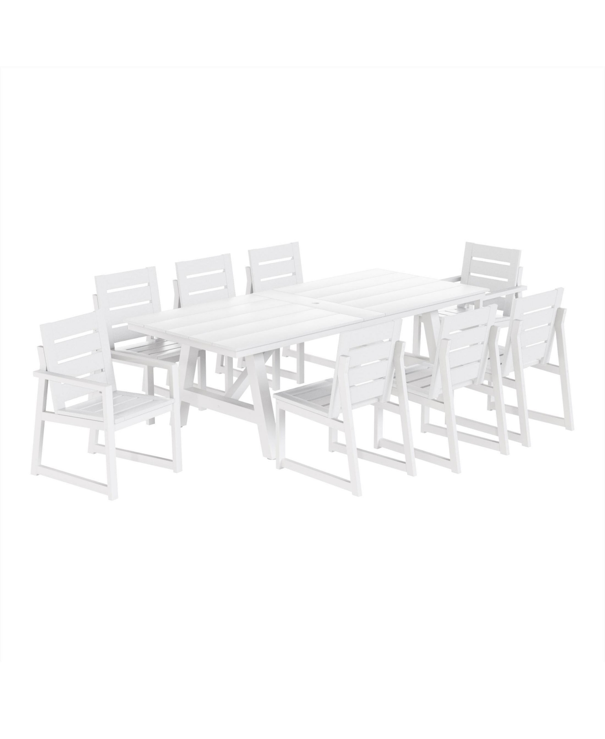 Click here for WestinTrends 9-Piece Hdpe Outdoor Furniture Patio... prices