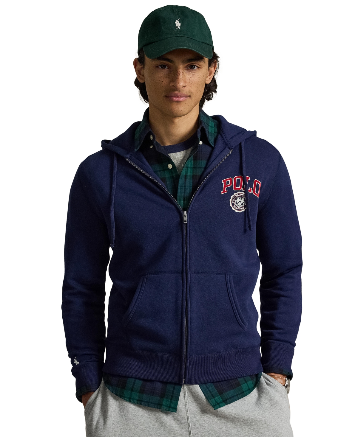 Click here for Polo Ralph Lauren Mens Logo Fleece Full-Zip Hoodie... prices