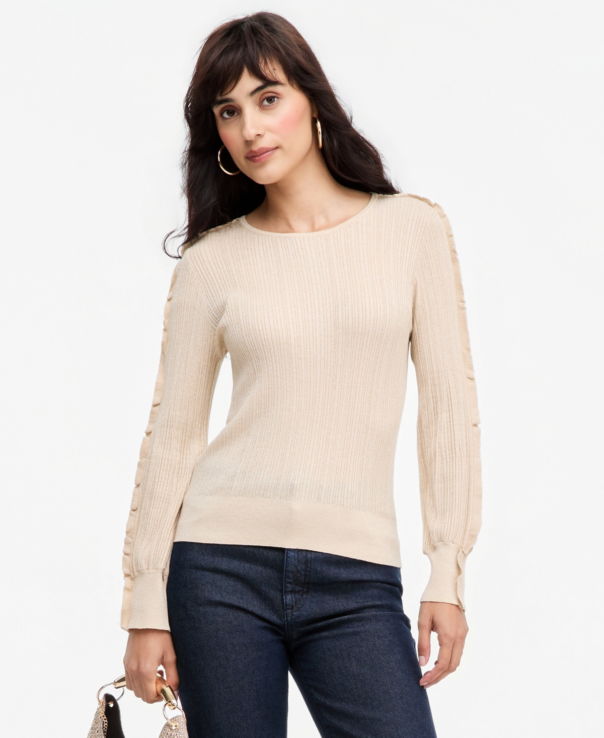 Click here for I.n.c. International Concepts Womens Ruffle-Trim R... prices