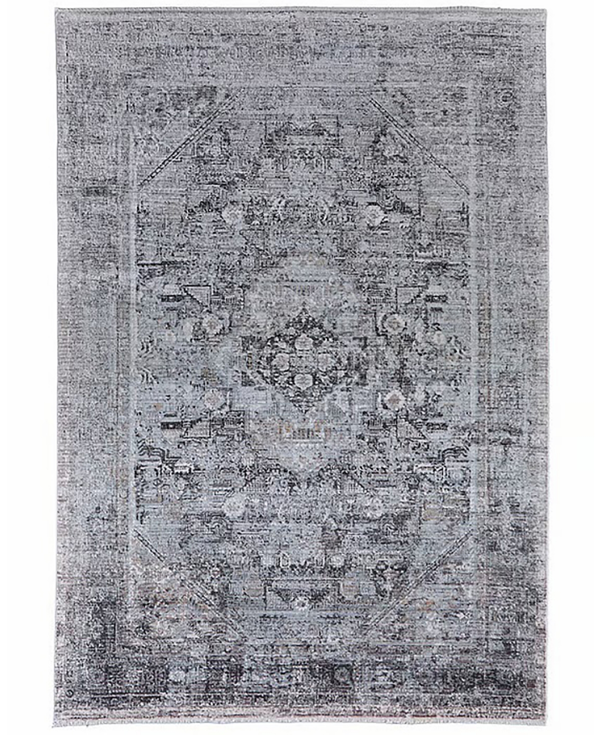 Click here for Feizy Sarrant R3966 Gray 2 x 3 Area Rug - Gray prices