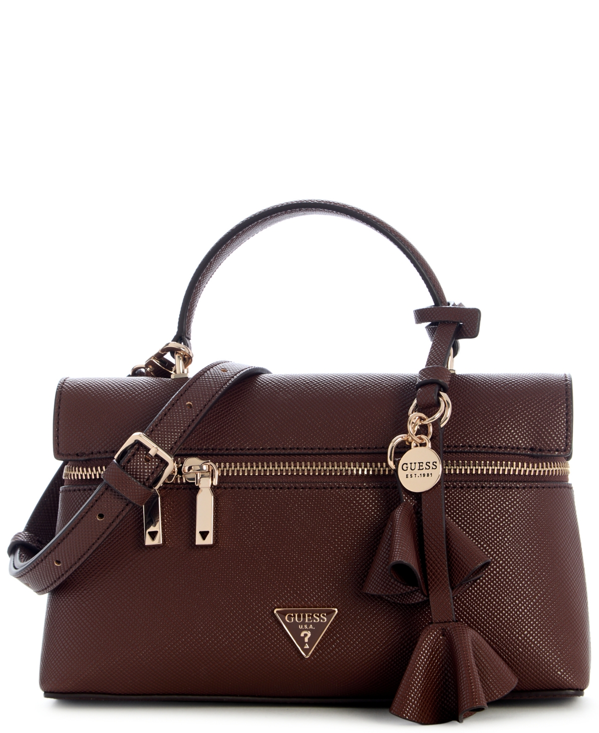 Click here for Guess Danielle Canister Small Crossbody Handbag -... prices
